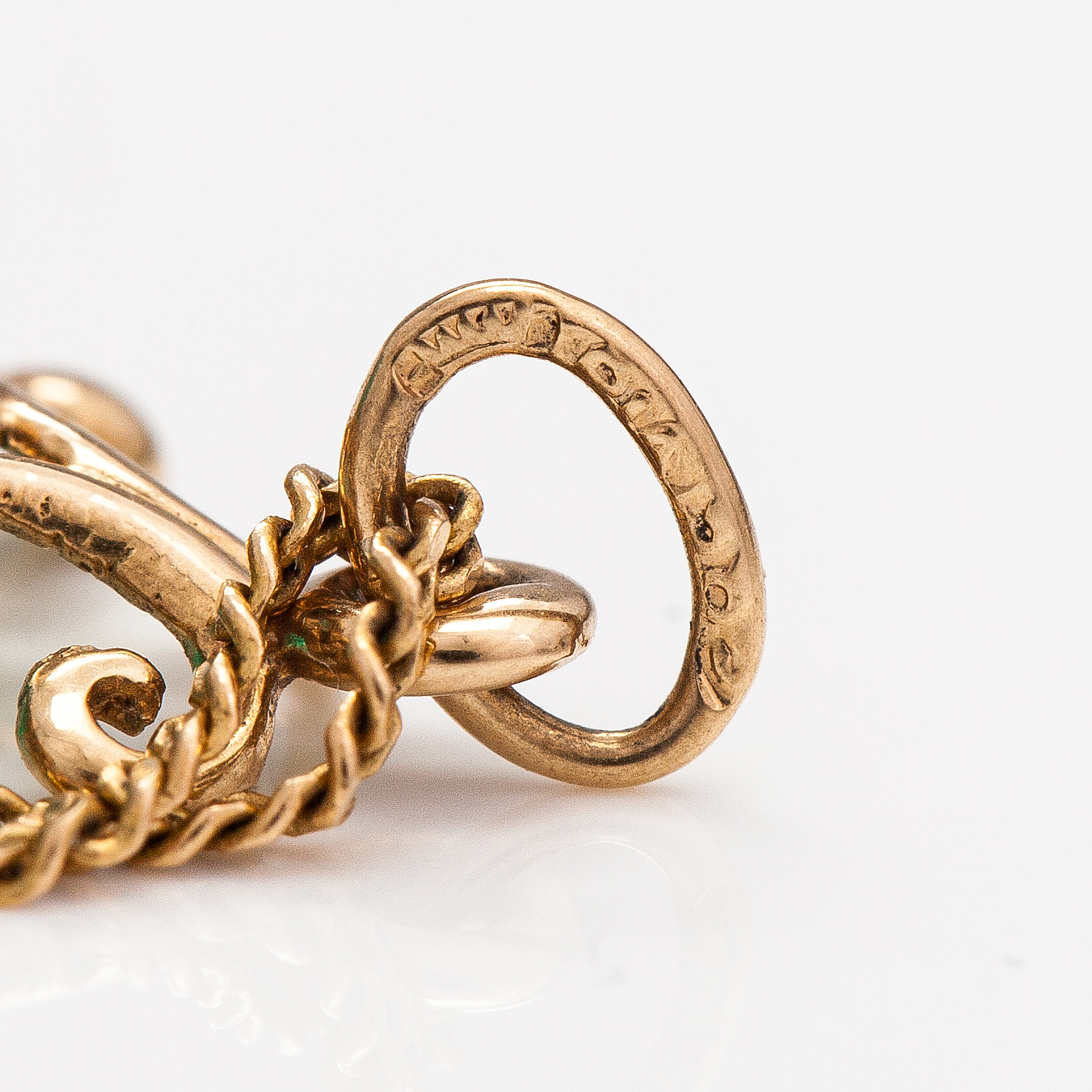 Halsband, 14K guld och smaragd. - Bukowskis