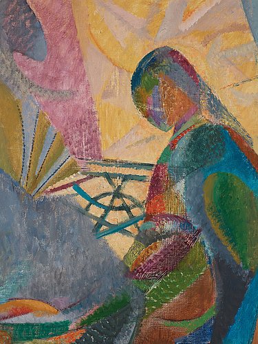 Greta Knutson-Tzara, Seated woman. - Bukowskis