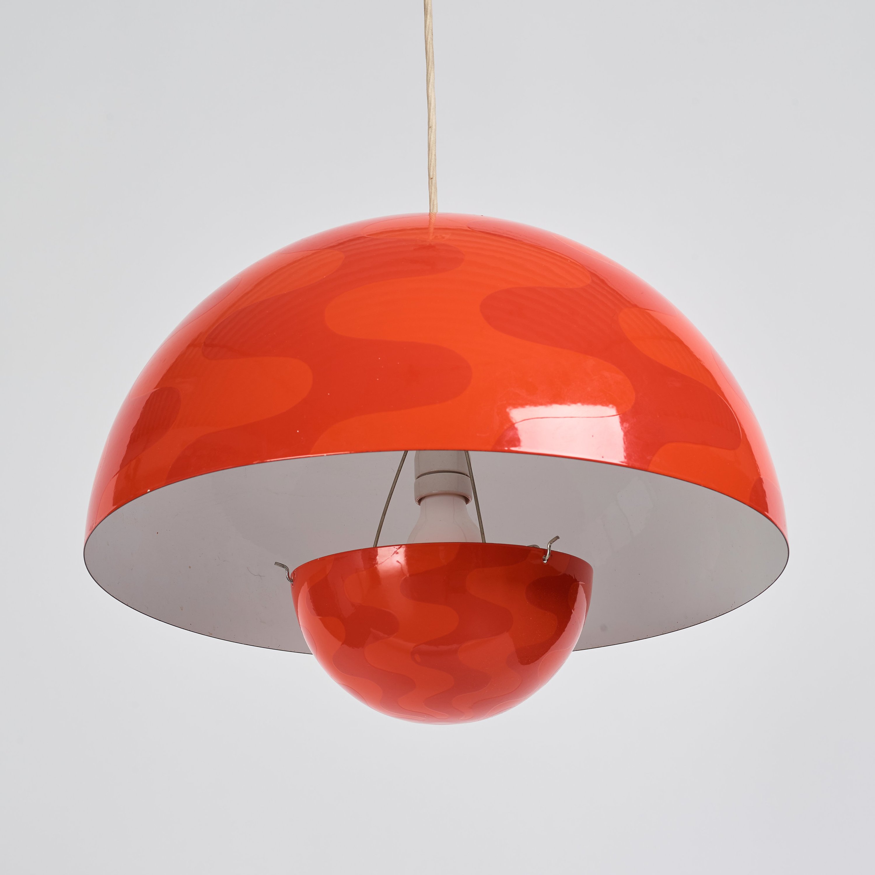 Verner Panton, a 'Flower Pot', ceiling lamp, Louis Poulsen, Denmark ...