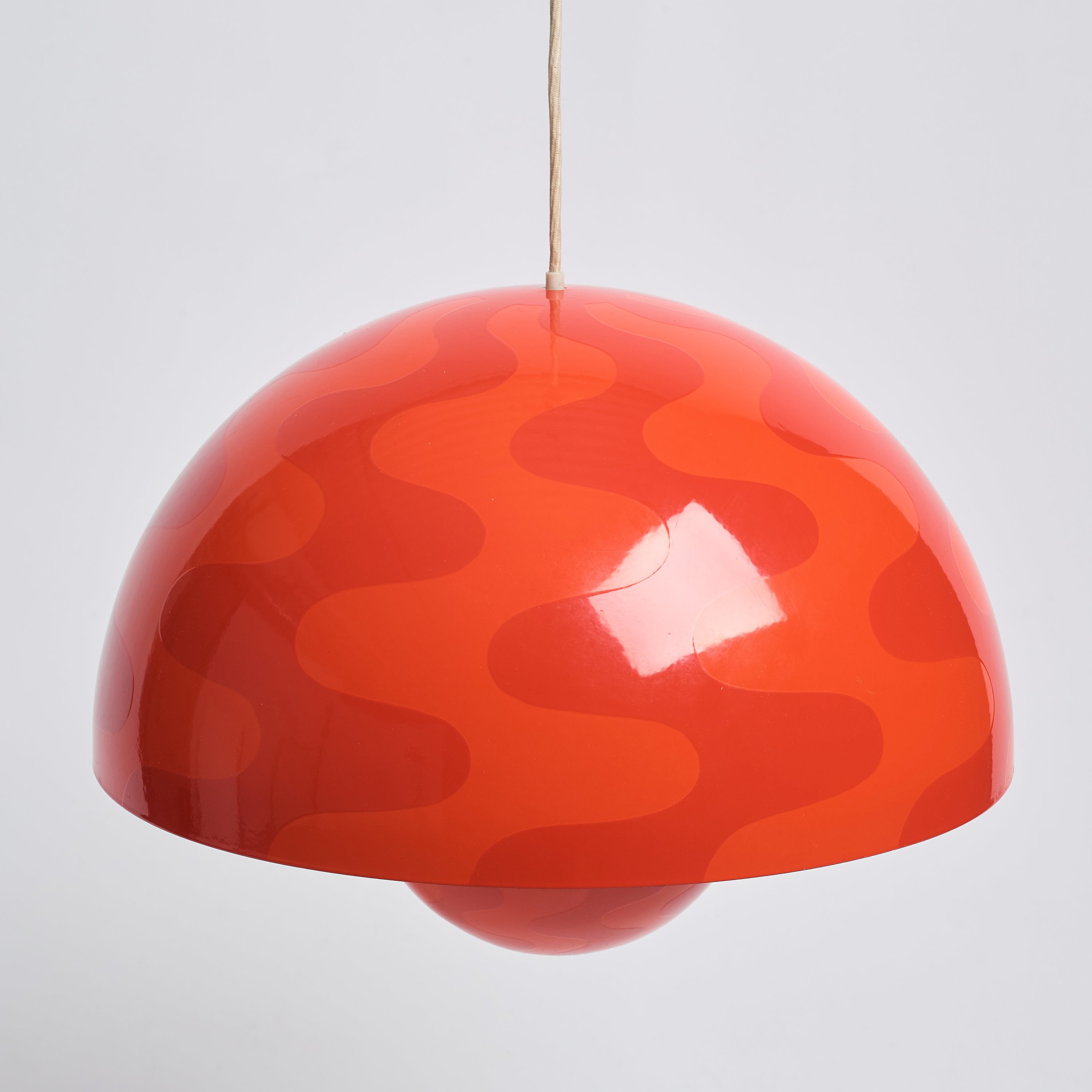 Verner Panton, a 'Flower Pot', ceiling lamp, Louis Poulsen, Denmark ...