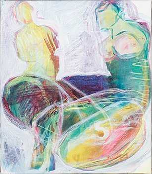 Soili Talja, oil on canvas, signed and dated -18 a tergo. - Bukowskis