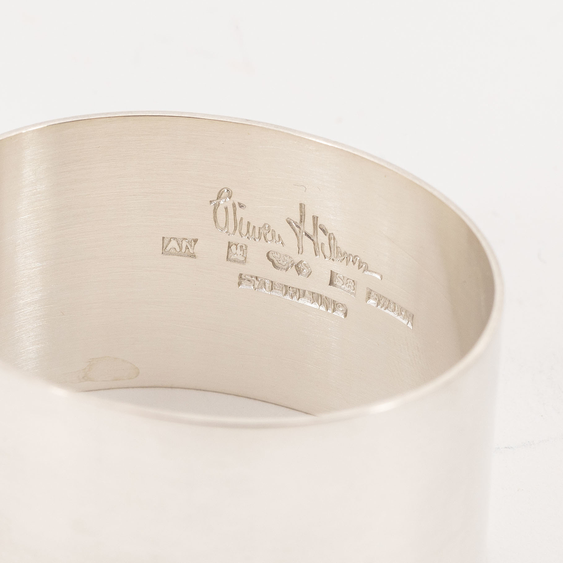 Wiwen Nilsson, servettring och bägare, silver, Anders Nilsson, Lund ...