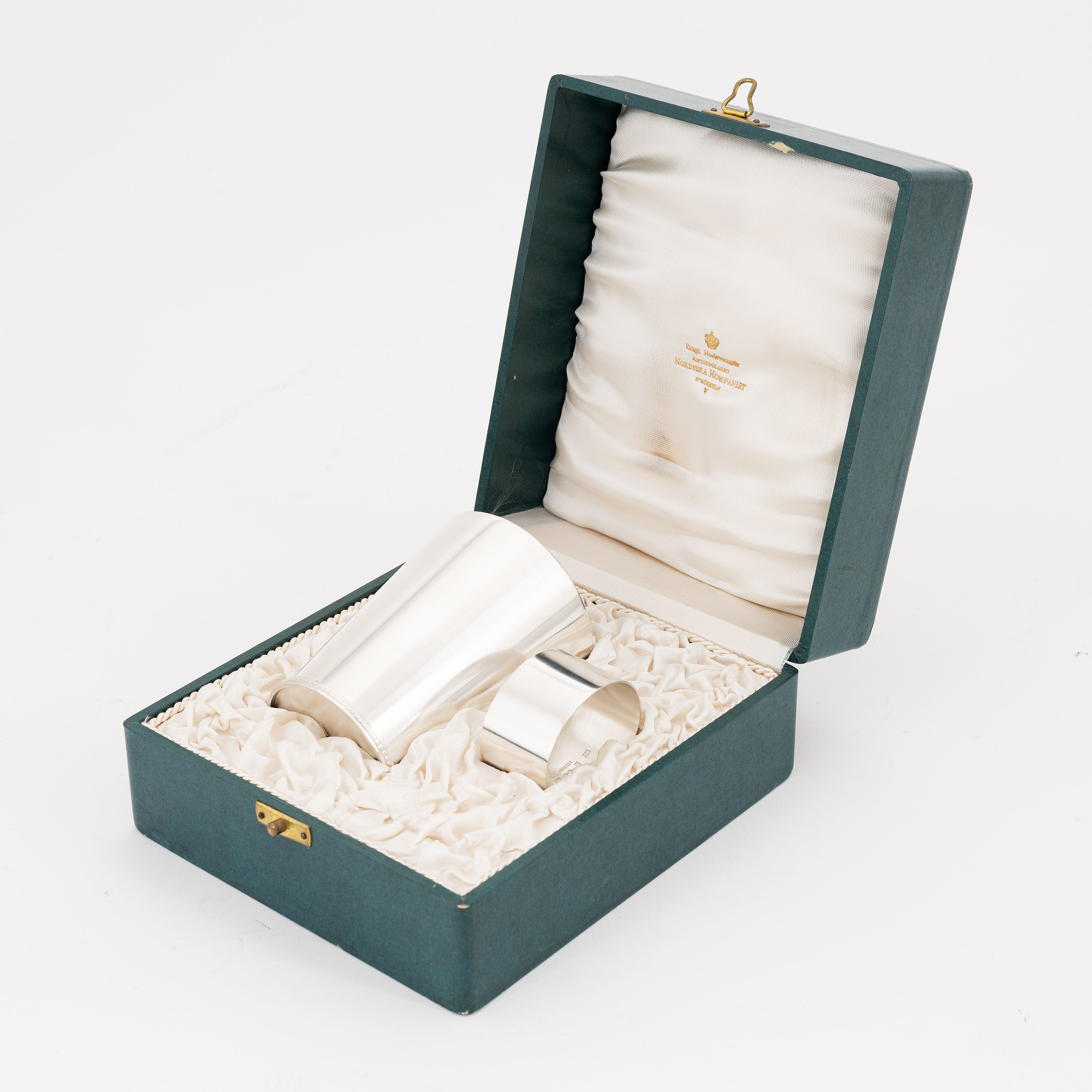 Wiwen Nilsson, a silver beaker and napkin ring, Anders Nilsson Lund ...