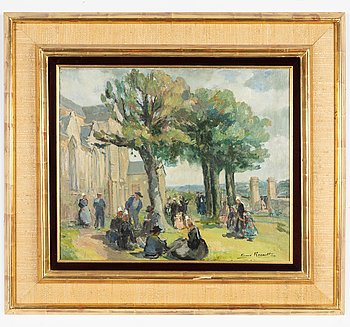 Albert Fernand-Renault, oil on canvas, signed. - Bukowskis