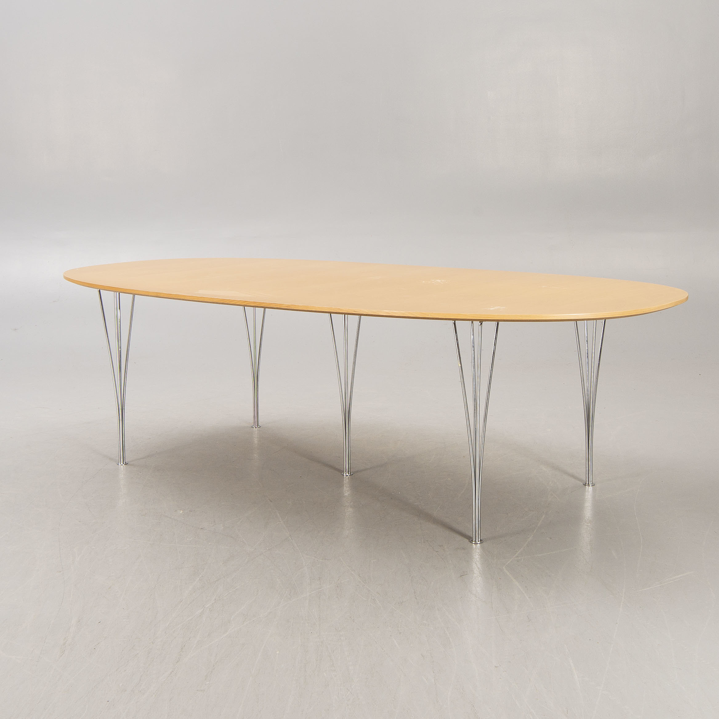 Bruno Mathsson, table, "Superellips", Fritz Hansen, Denmark. - Bukowskis