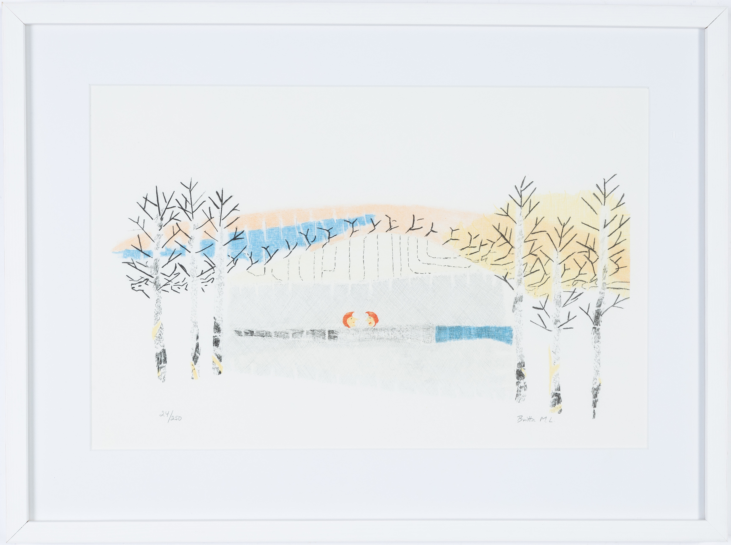 Britta Marakatt-Labba, färglitografi, signerad 24/250. - Bukowskis