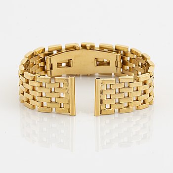 An 18K gold watch bracelet. - Bukowskis
