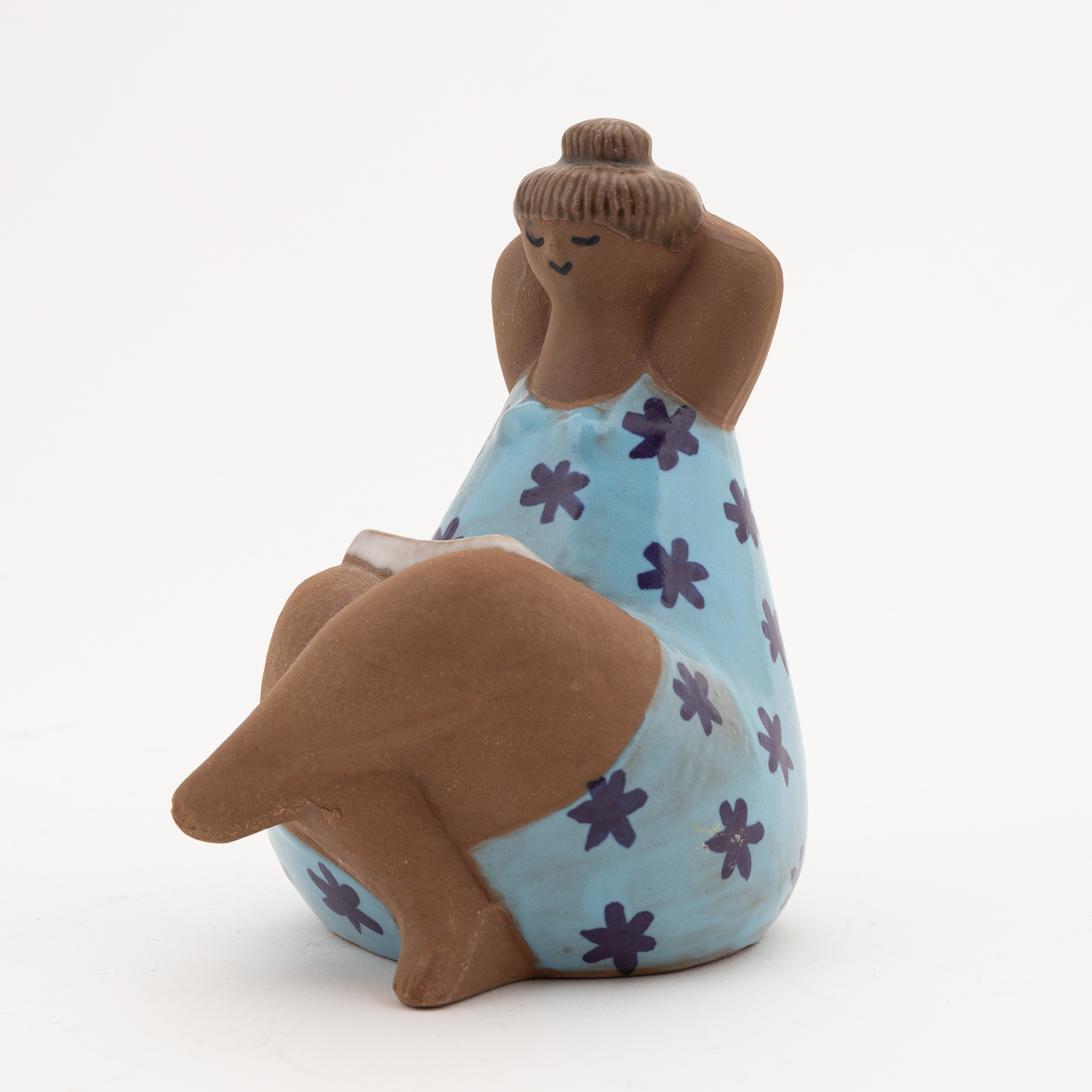 Lisa Larson, an 'Emma' stoneware figurine from 'ABC-flickorna', Gustavsberg. - Bukowskis