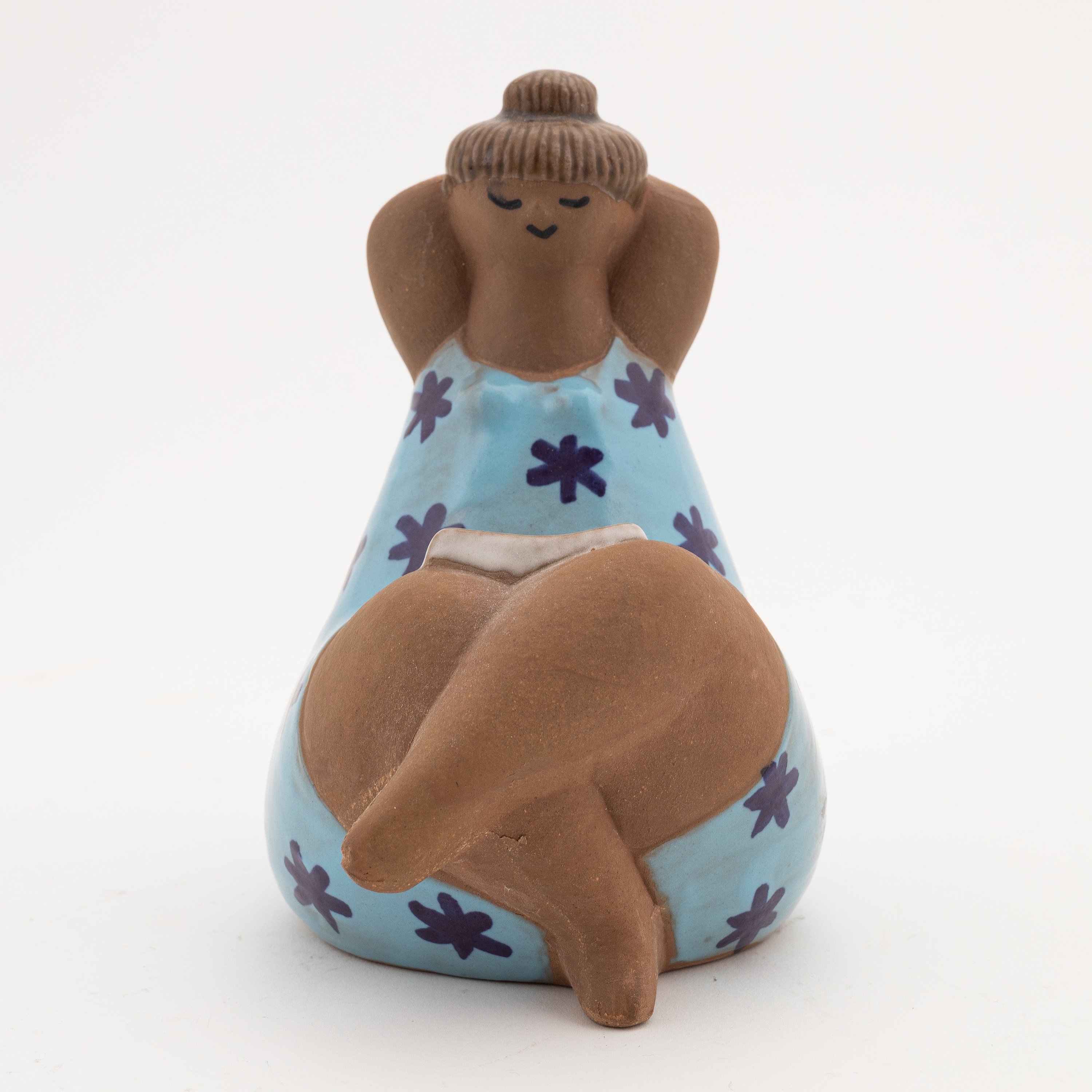 Lisa Larson, an 'Emma' stoneware figurine from 'ABC-flickorna', Gustavsberg. - Bukowskis