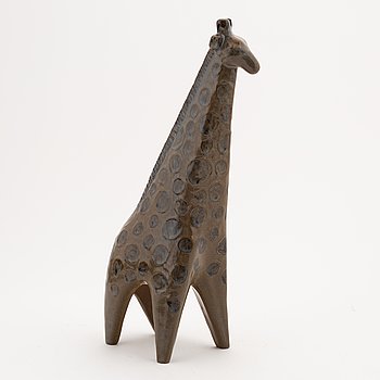 Lisa Larson, a stoneware giraffe from 'Stora Zoo', Gustavsberg. - Bukowskis