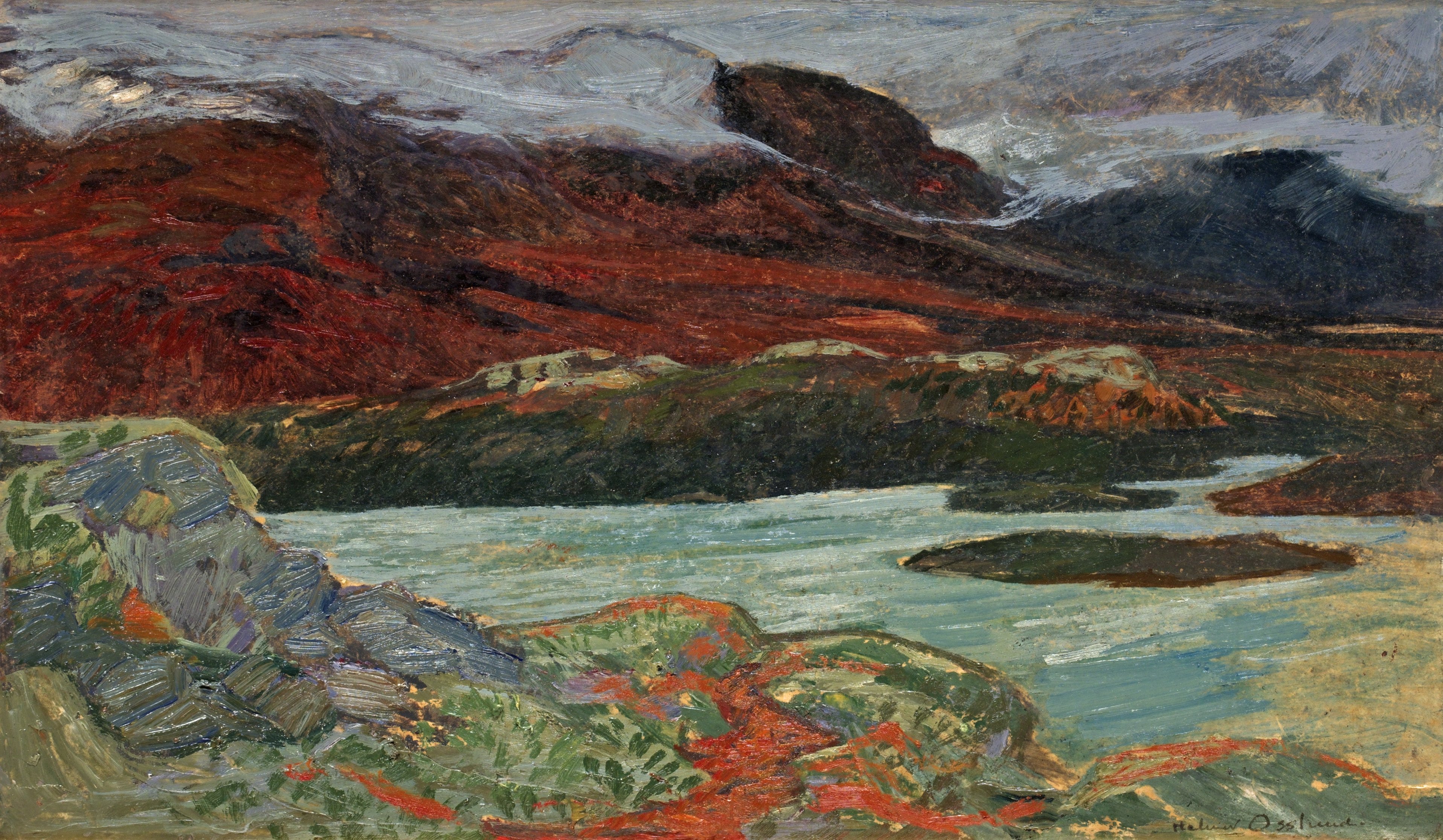 Helmer Osslund (1866-1938): Höst vid Torne träsk, 1930 | Konst, Torn ...