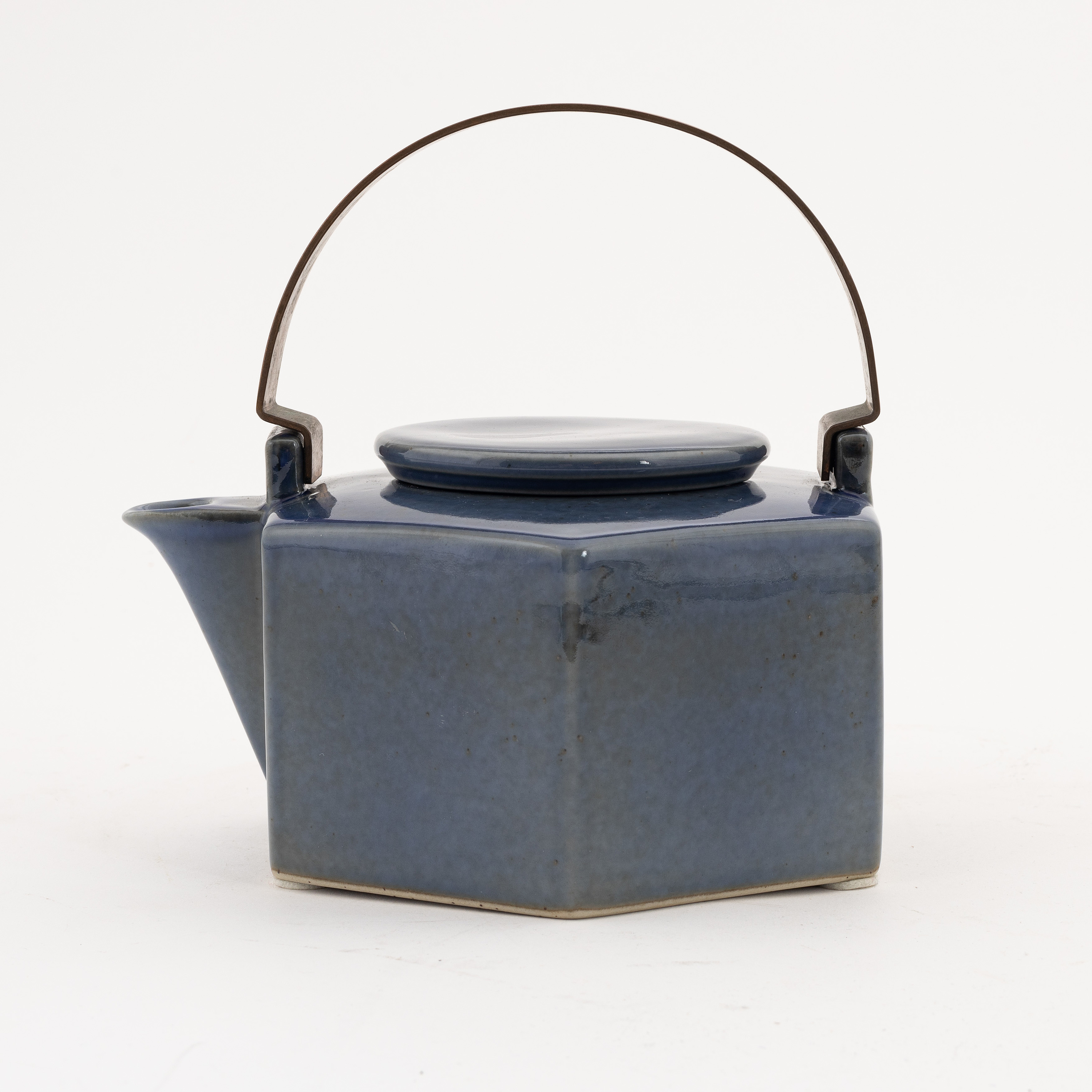 Signe Persson-Melin, a 'Six-Sided' stoneware teapot from Rörstrand ...