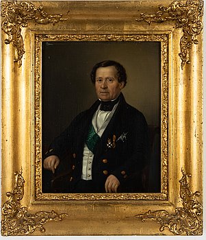 Carl Theodor Staaf, attributed to, oil on canvas/panel. - Bukowskis