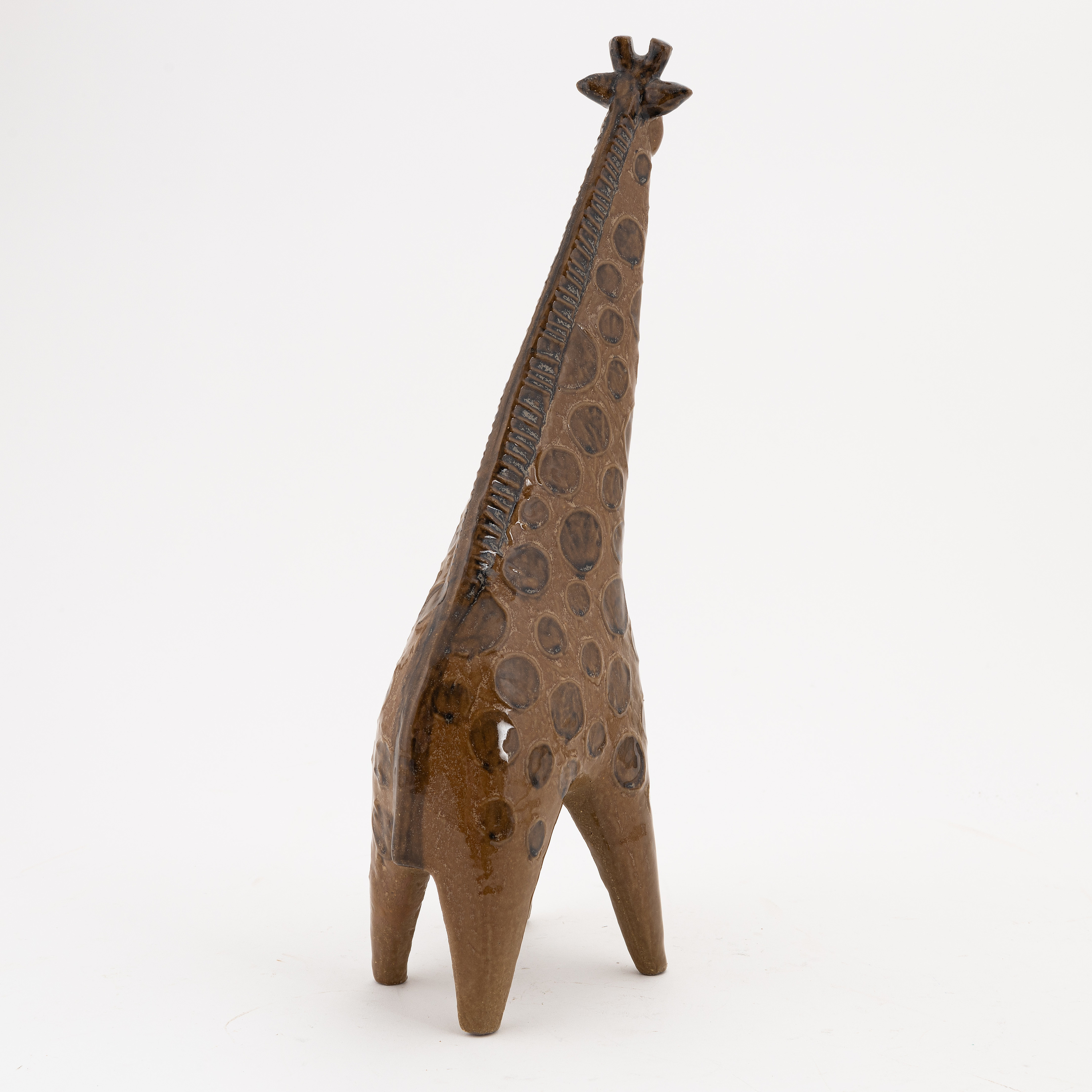 Lisa Larson, a stoneware figurine of a giraffe, Gustavsberg. - Bukowskis