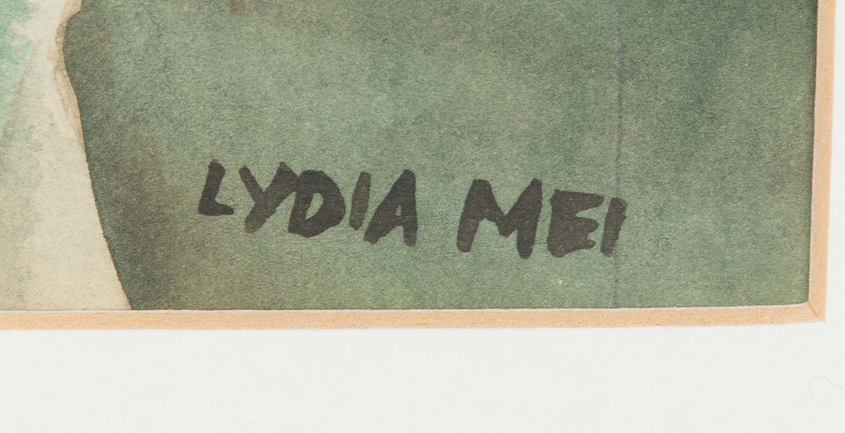 Lydia Mei, watercolour, signed. - Bukowskis