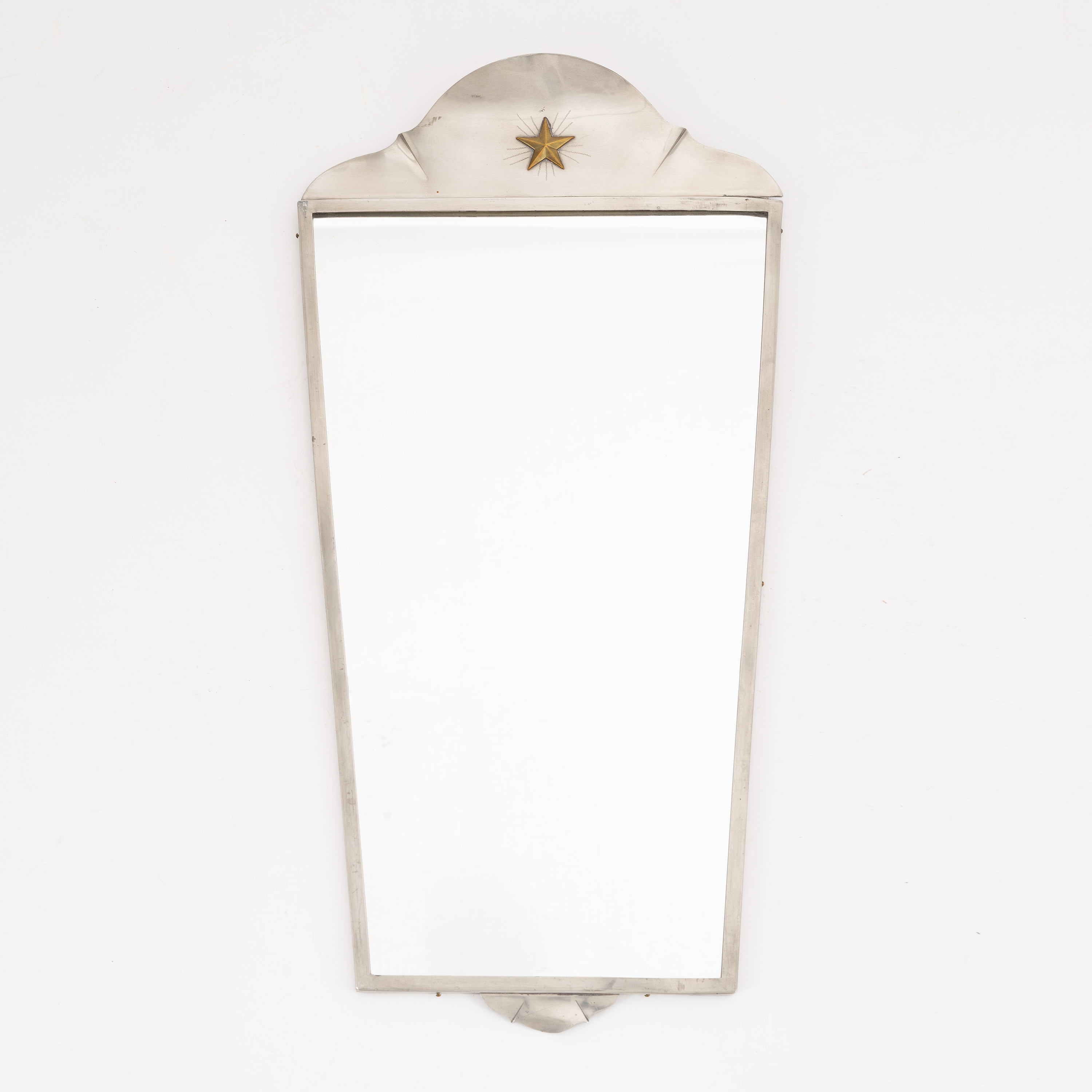 A pewter framed Swedish Grace mirror, 1930's. - Bukowskis