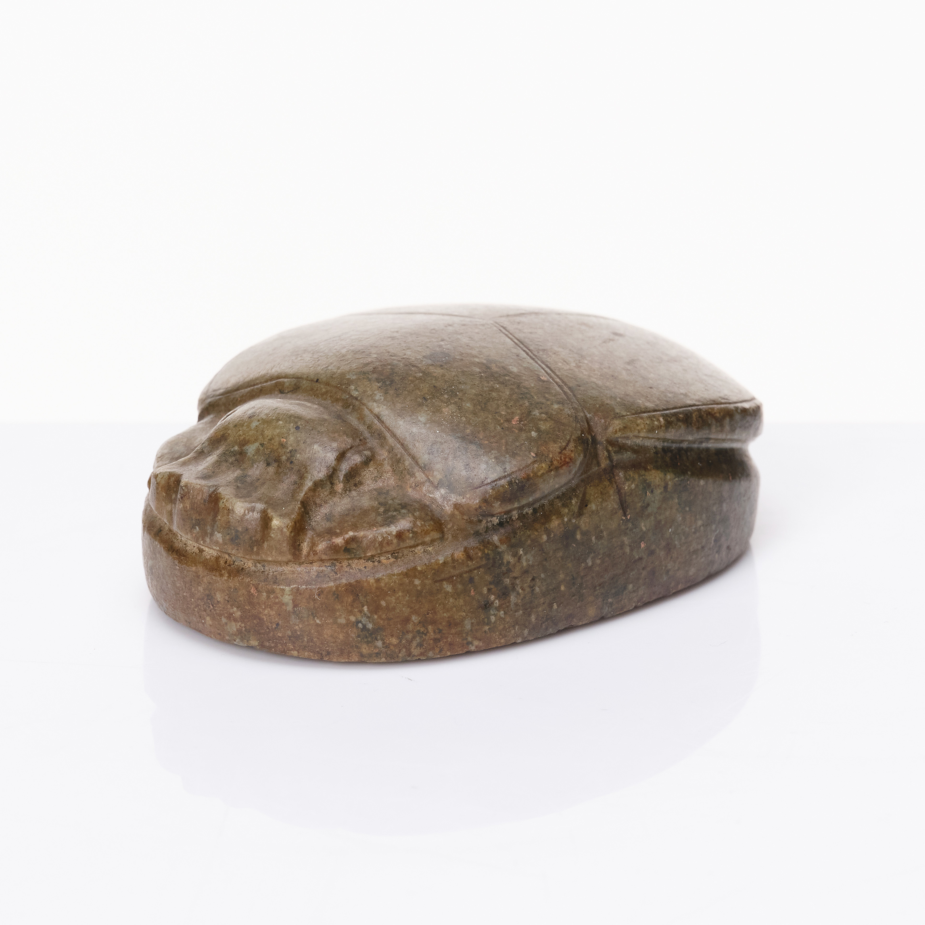 Skarabé, s.k. begravningsskarabé, Egypten troligen sendynastisk tid, 26 ...