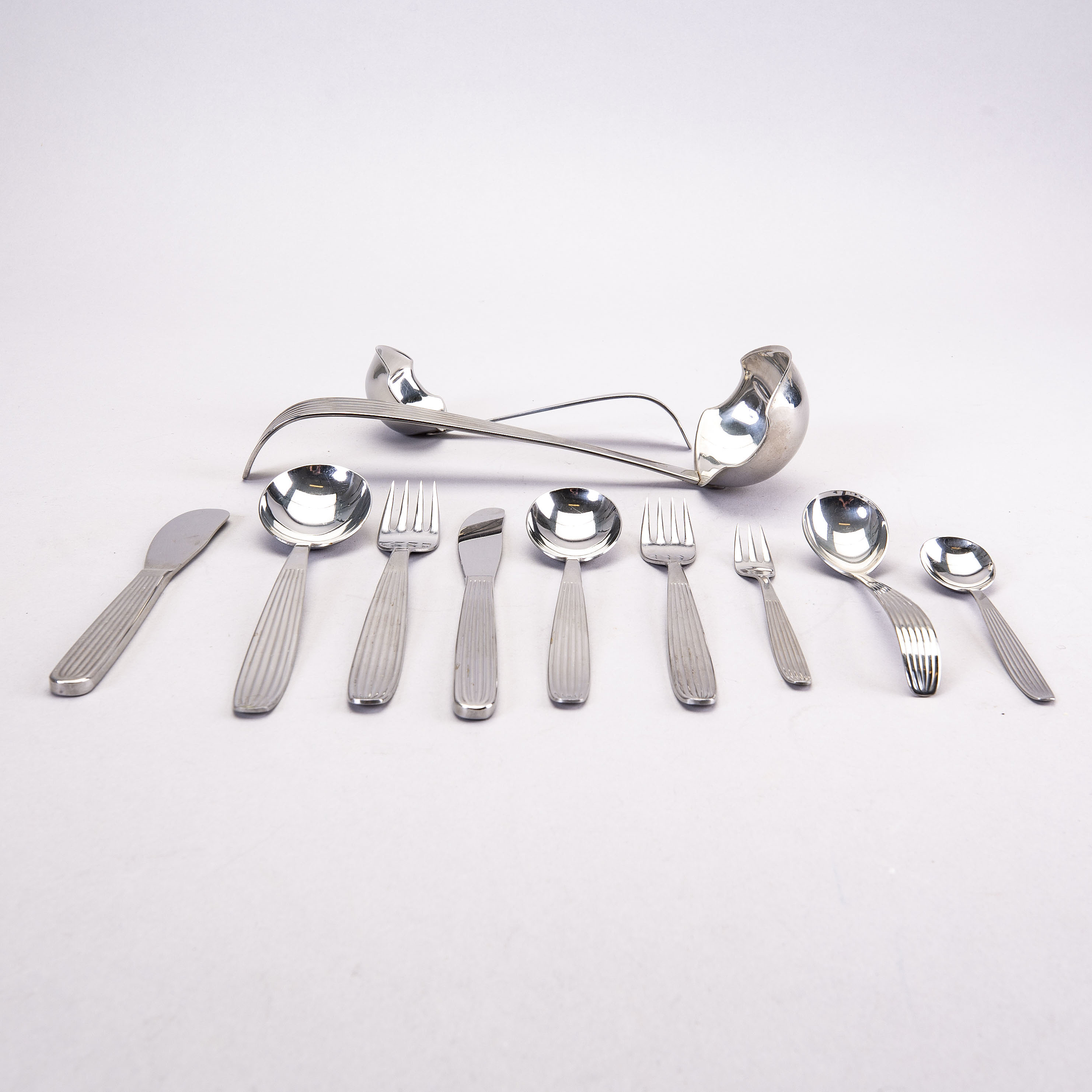 Kaj Franck, bestick 105 dlr "Ideal", Hackman, 1950-tal rostfritt stål ...