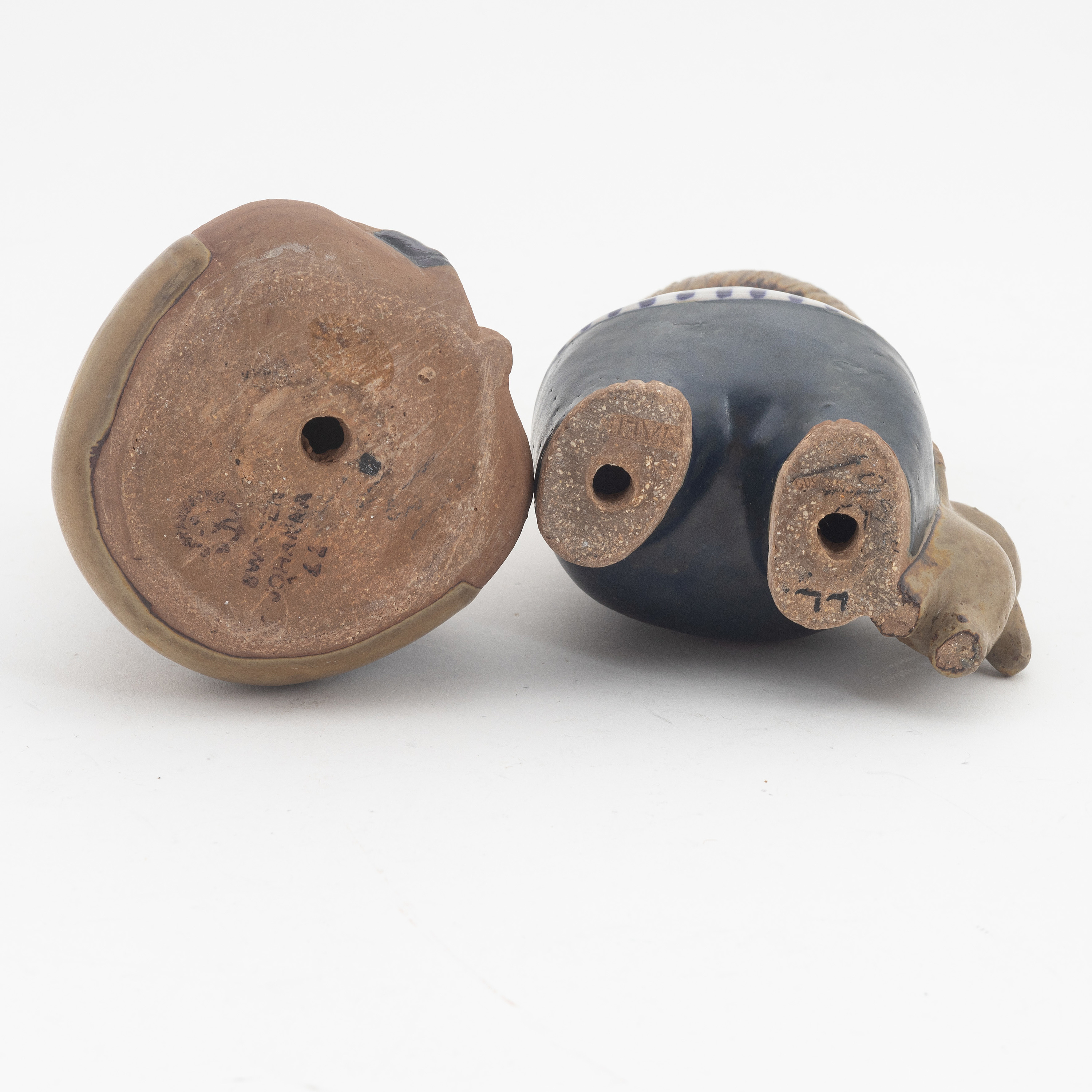 Lisa Larson, two stoneware figurines, Gustavsberg. - Bukowskis
