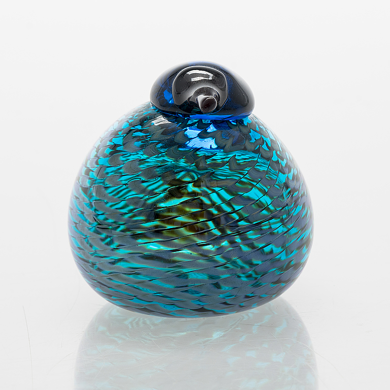 Oiva Toikka, a glass bird, signed O. Toikka Nuutajärvi SSKK 2004 ...