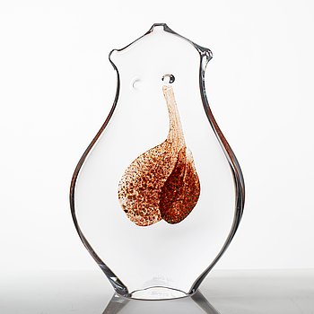 Alf Ekberg, a signed glass sculpture. - Bukowskis