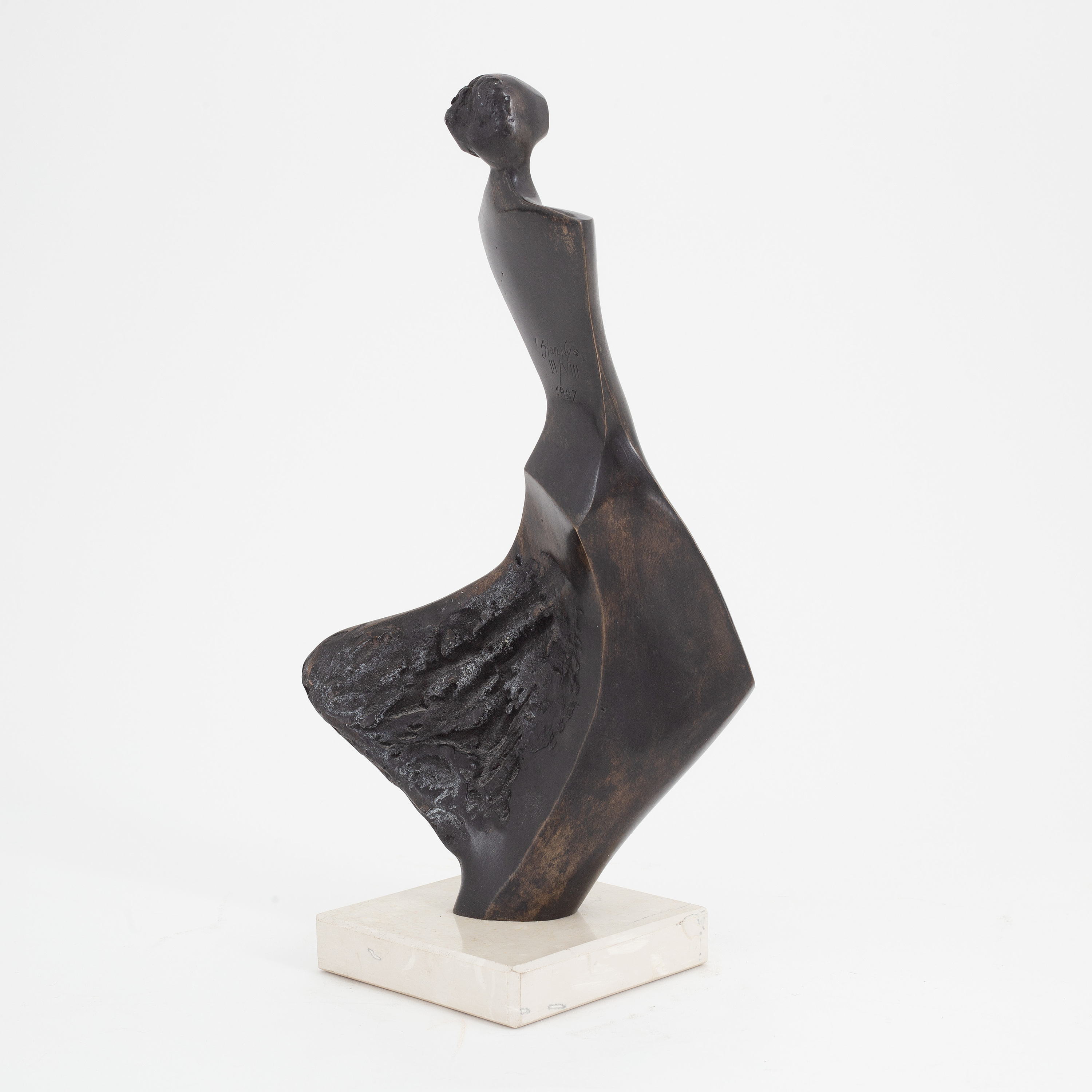 Stan Wys, skulptur, brons, signerad, numrerad III/VIII, daterad 1997 ...