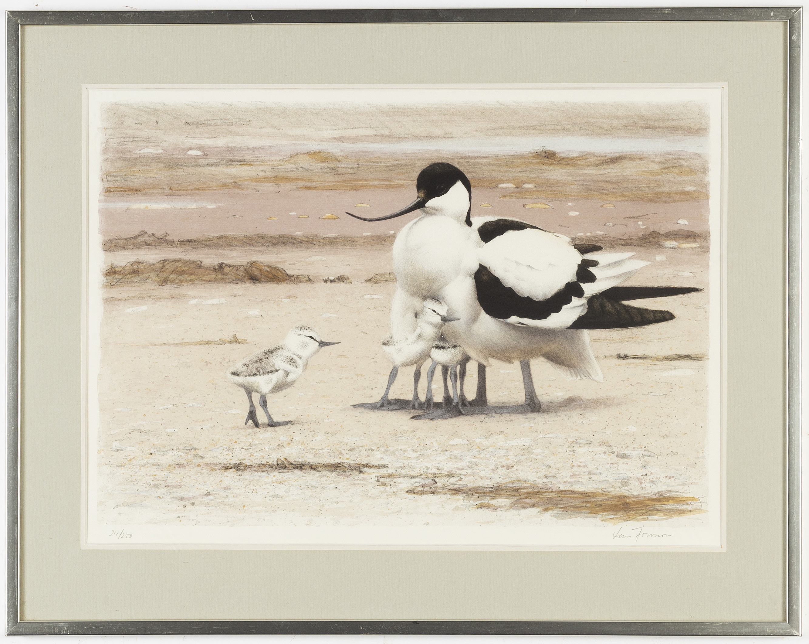 Lars Jonsson, lithograph in colours, signed 211/250. - Bukowskis