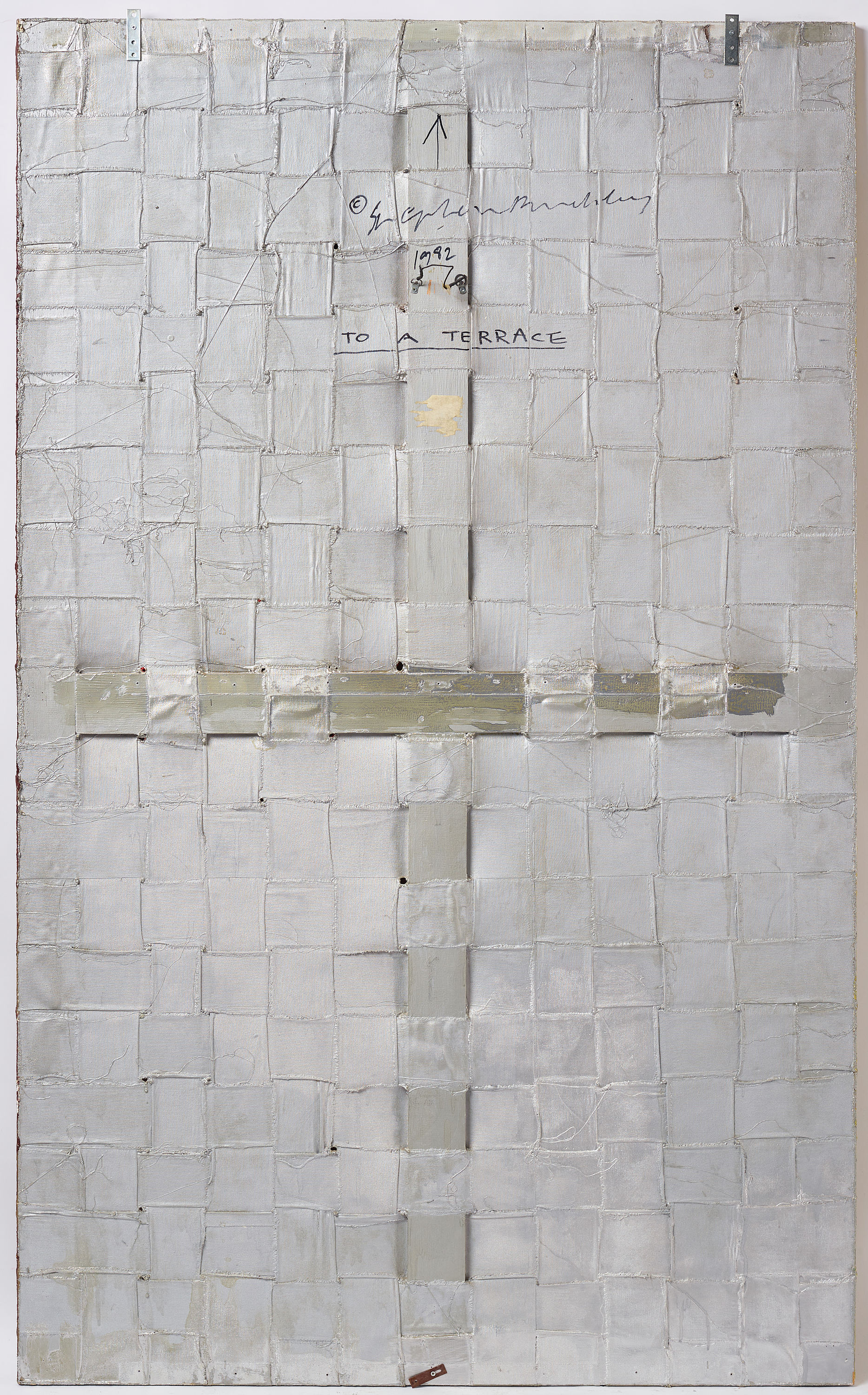 Stephen Buckley, oil on paper and canvas, signed and dated 1982 on ...