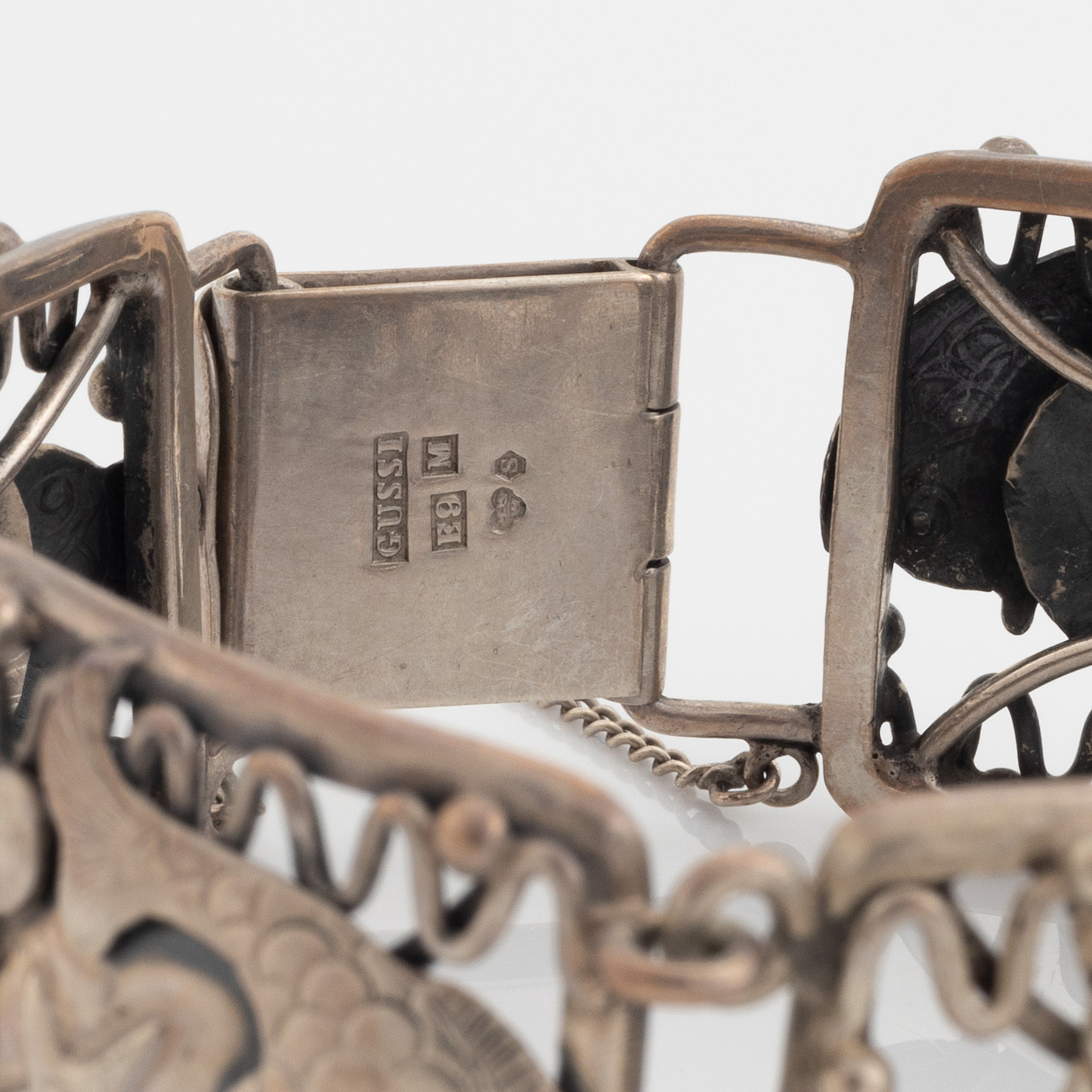 Armband, silver, Gussi, Malmö 1955. - Bukowskis