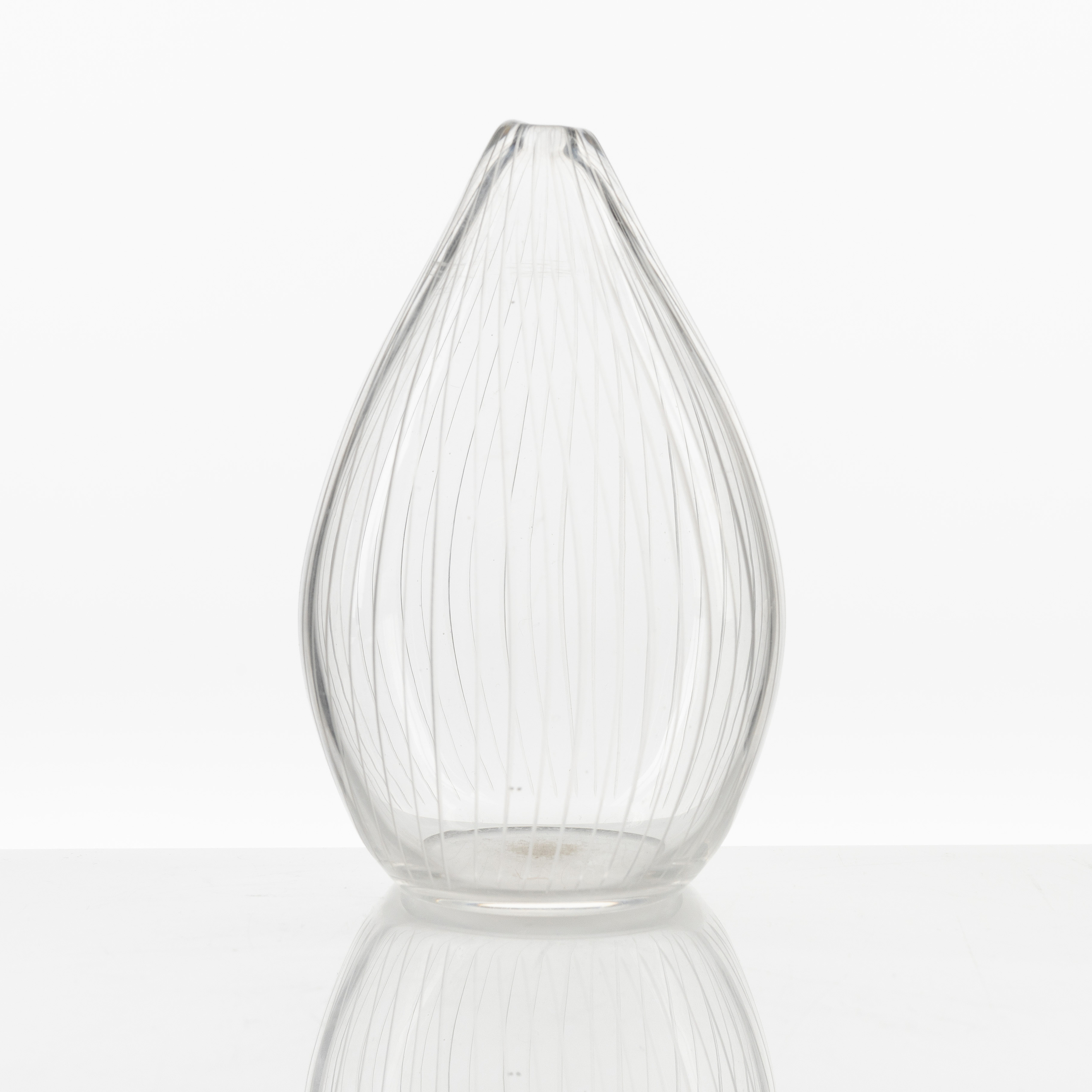 Tapio Wirkkala, skål, modell 3337 och vas, glas, Iittala, signerade ...