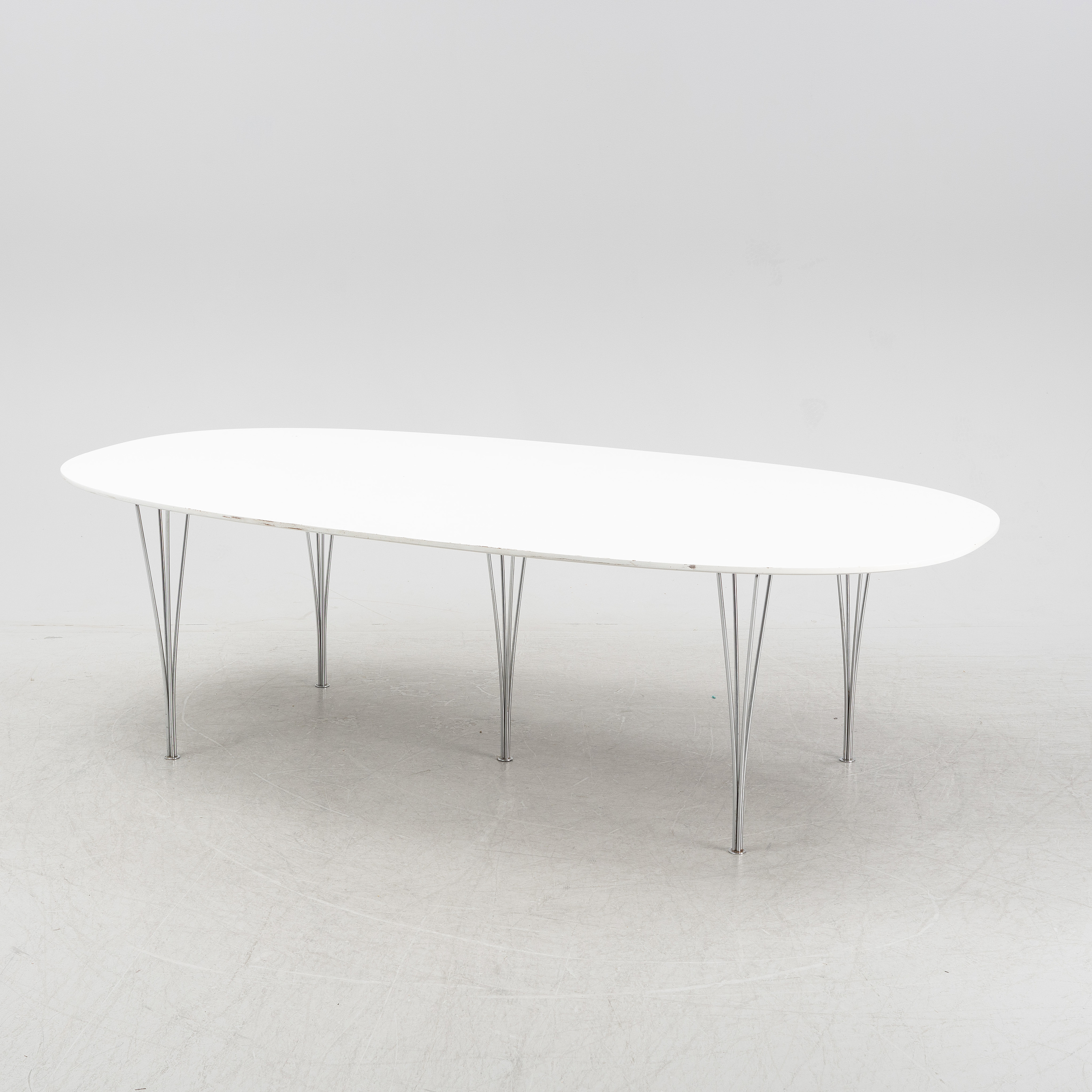 Piet Hein & Bruno Mathsson, bord, "Elips" Fritz Hansen, Danmark ...