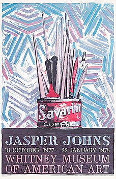 Exhibition poster, Whitney Museum of American Art, 1978. - Bukowskis
