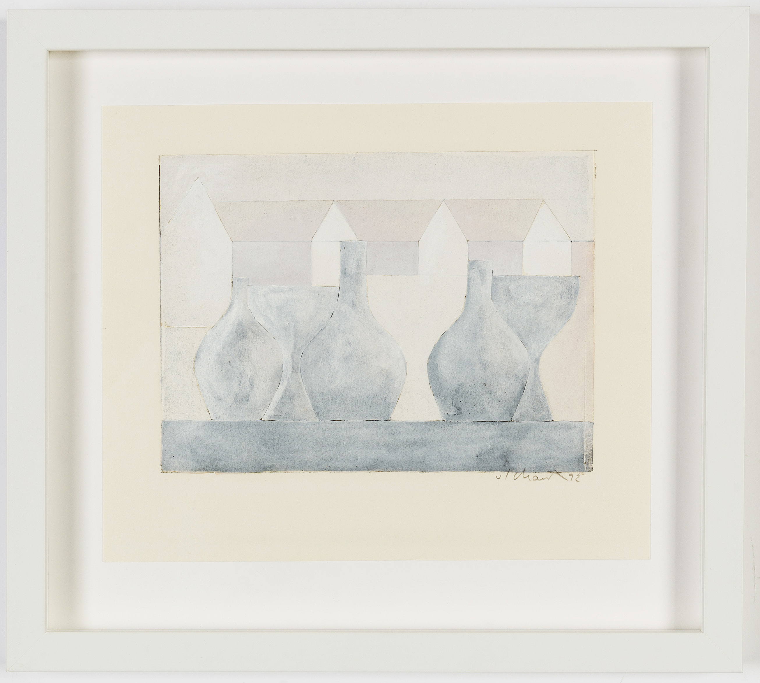 Philip von Schantz, a signed watercolour, dated 92. - Bukowskis