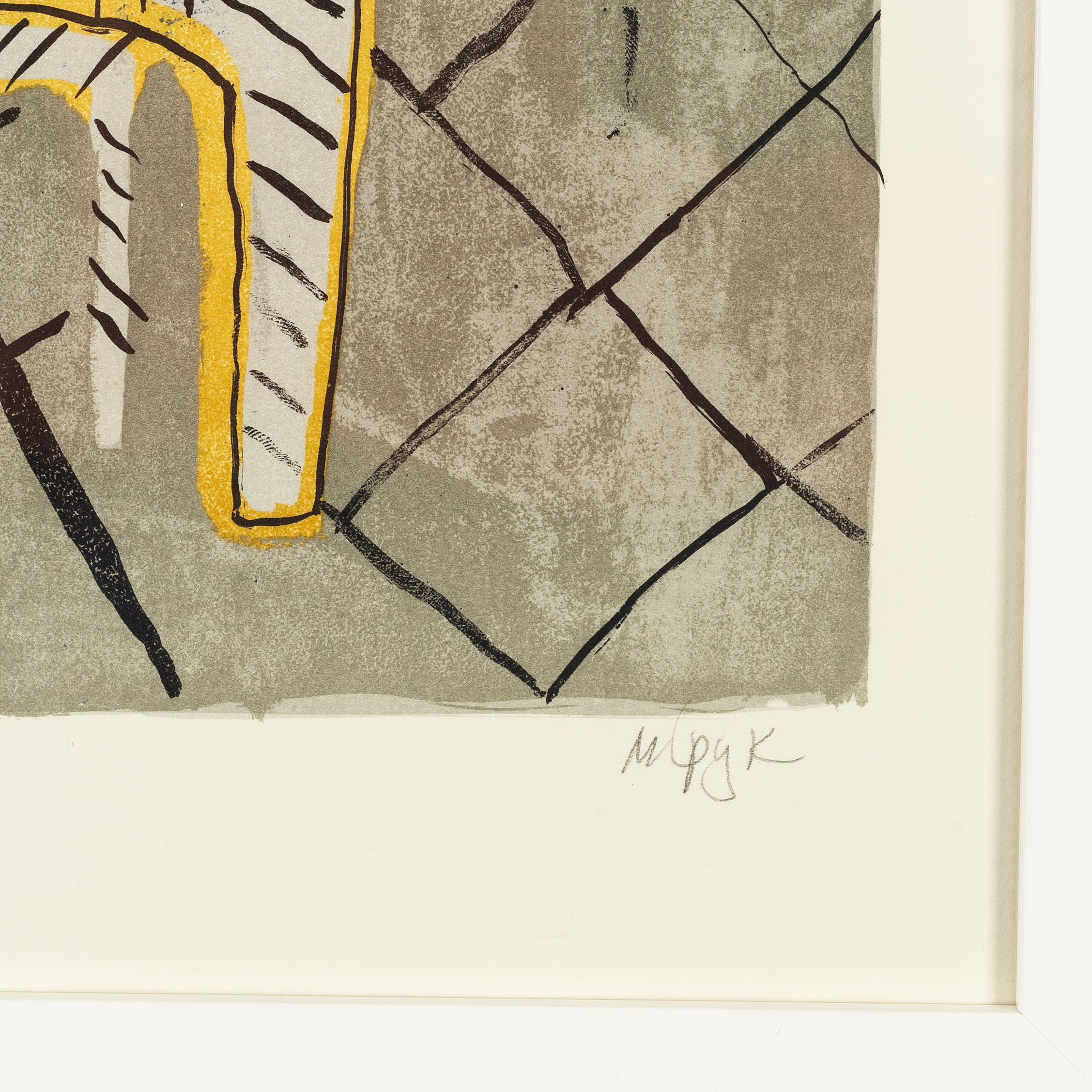 Madeleine Pyk, lithograph in colours, 1994, signed 4037/5000. - Bukowskis