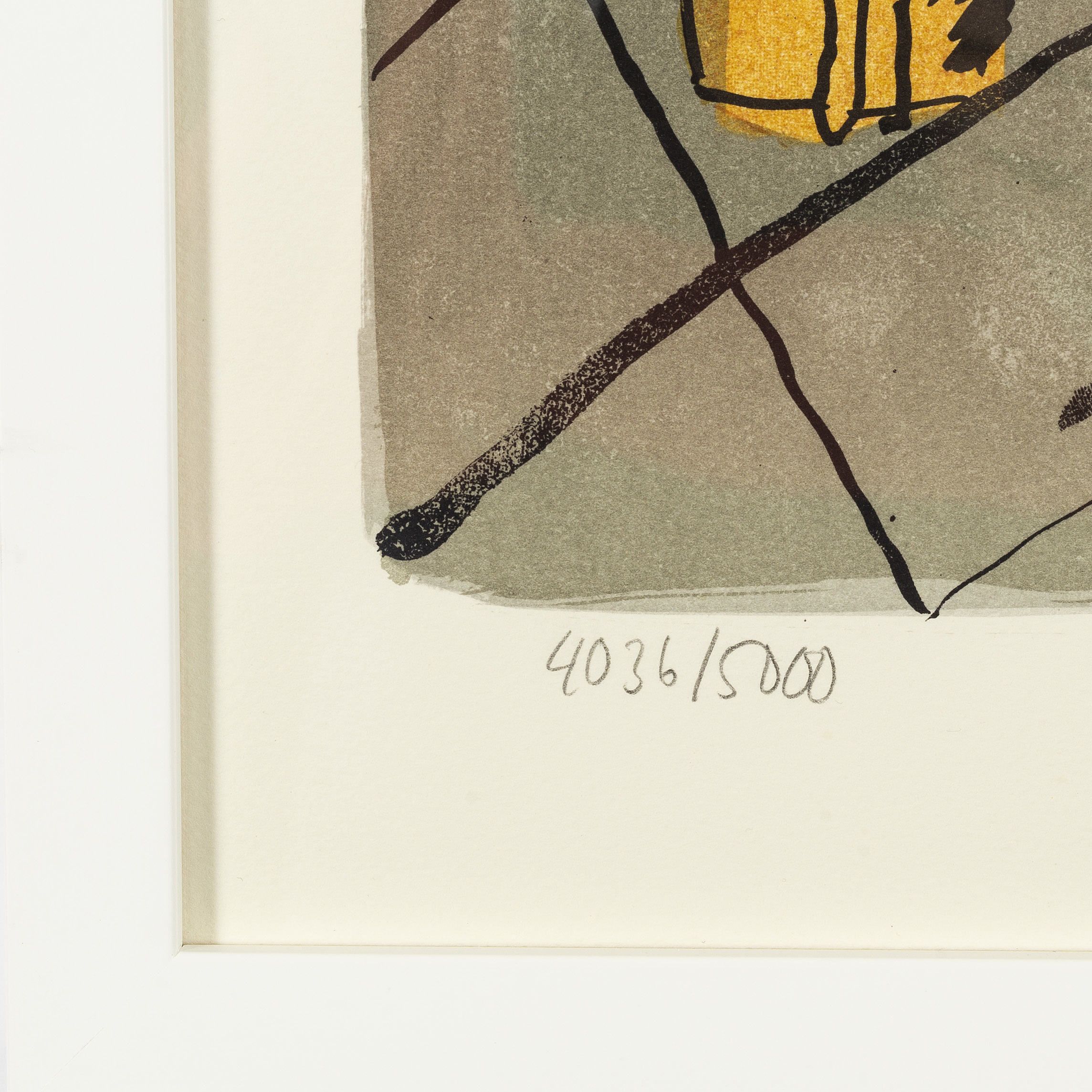 Madeleine Pyk, lithograph in colours, 1994, signed 4036/5000. - Bukowskis