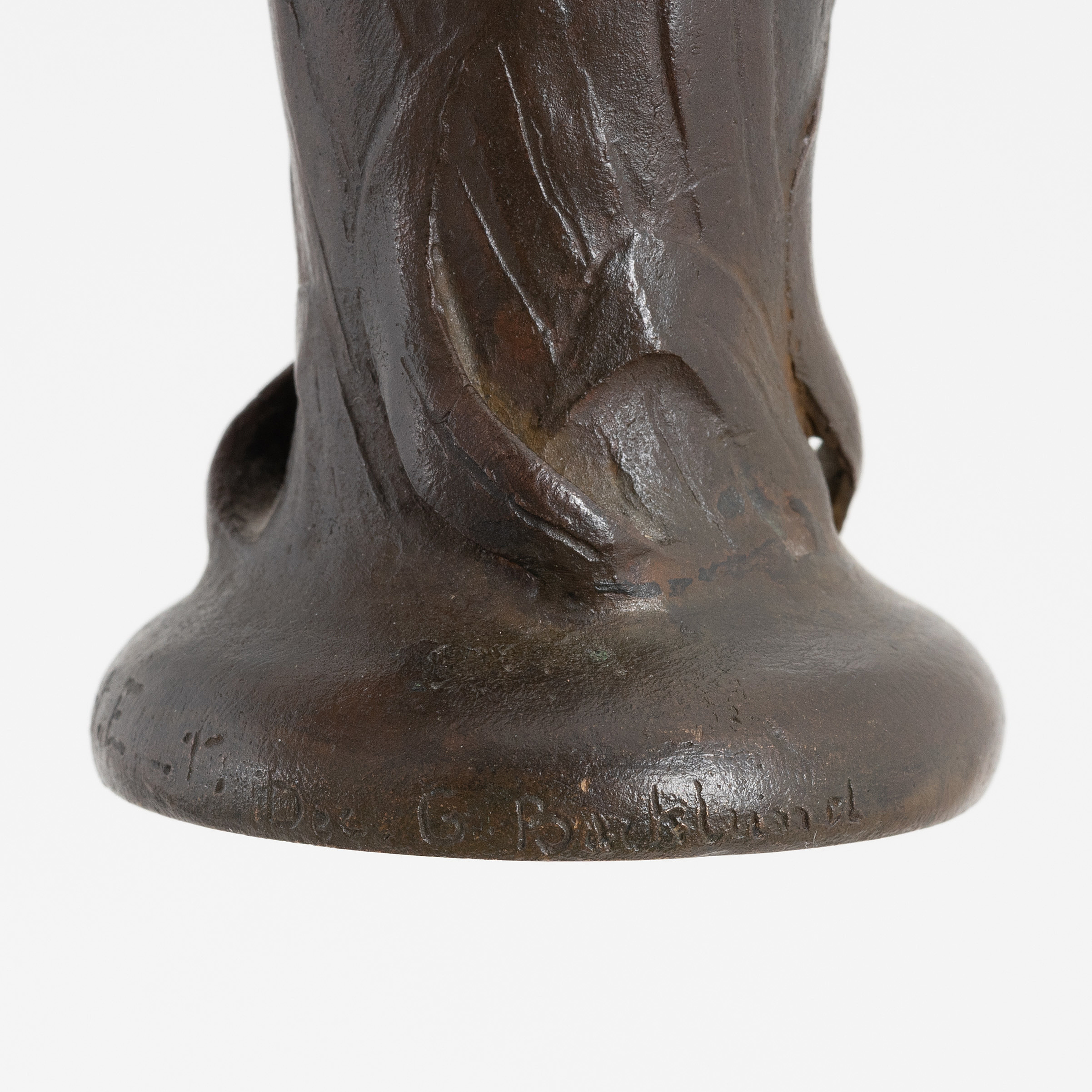 Hugo Elmqvist, vas, brons, jugend, signerad, tidigt 1900-tal. - Bukowskis