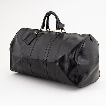 Louis Vuitton, a black Epi 'Keepall 55' weekendbag, 1990. - Bukowskis