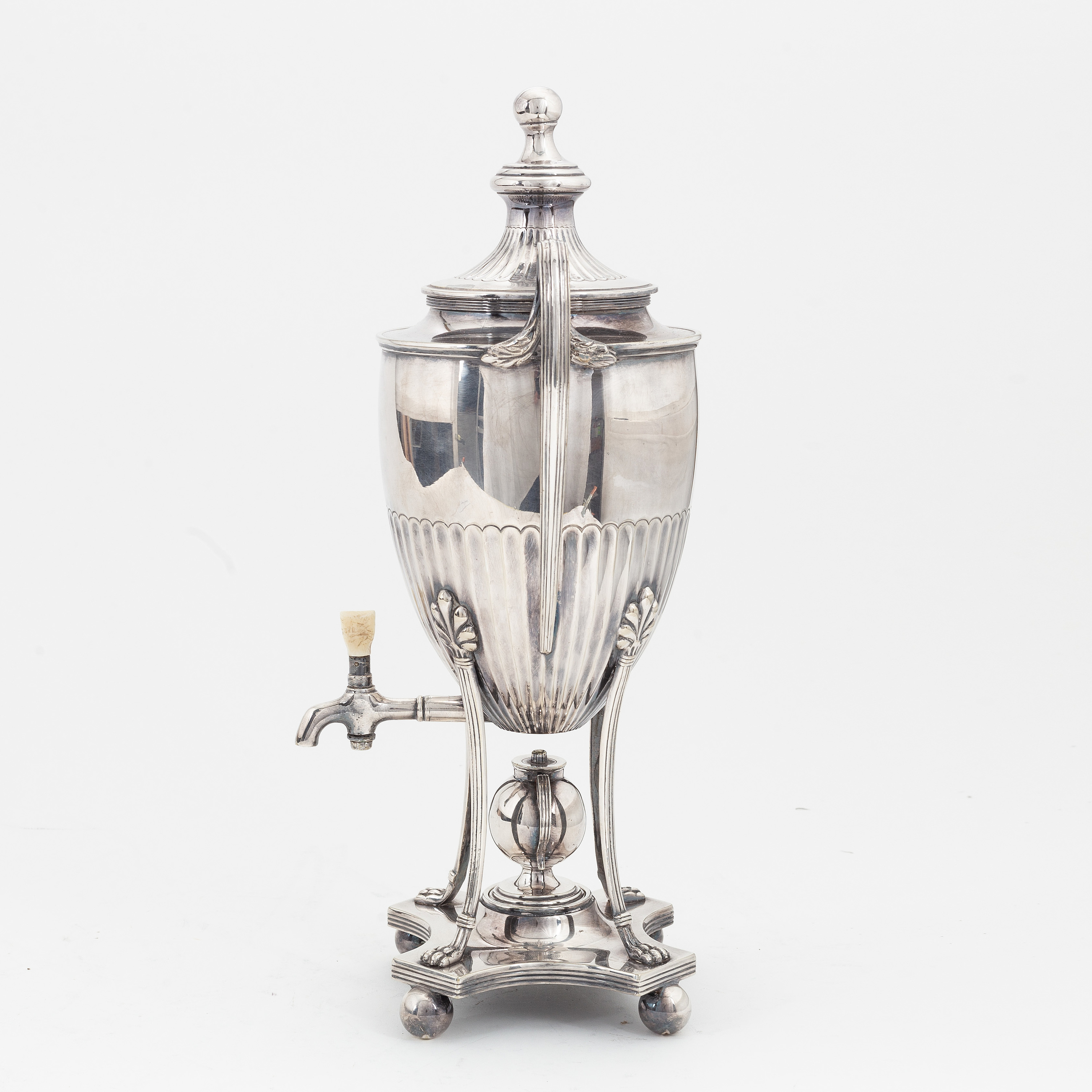 Samovar, nysilver, empirestil, tidigt 1900-tal. - Bukowskis
