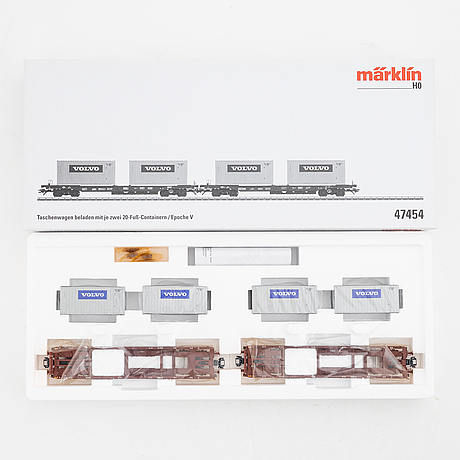 Märklin, A trainset and three carsets, model nr 29141, 46044, 47454 and ...