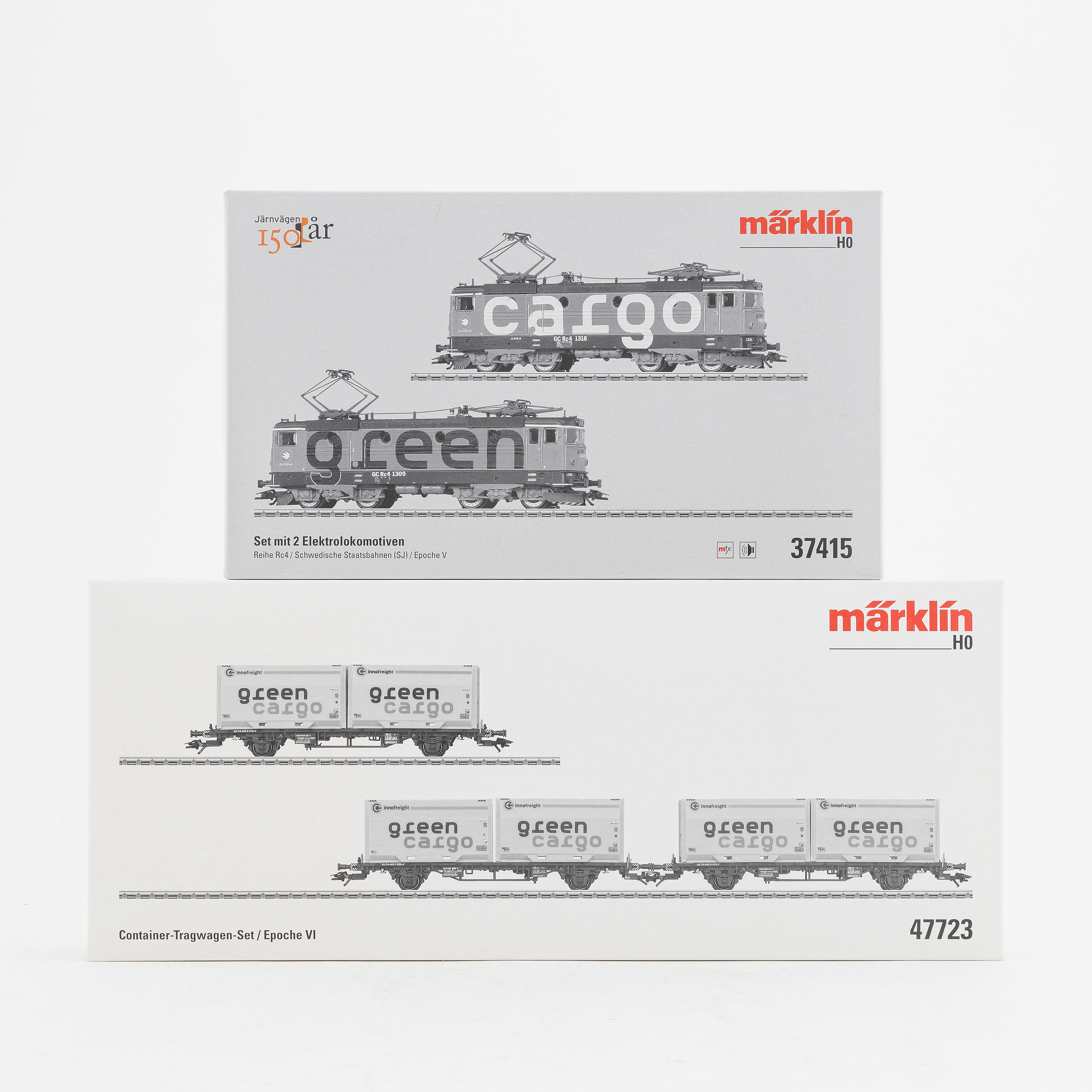 Märklin, locomotive set model no 37415 and car set model no 47723 ...