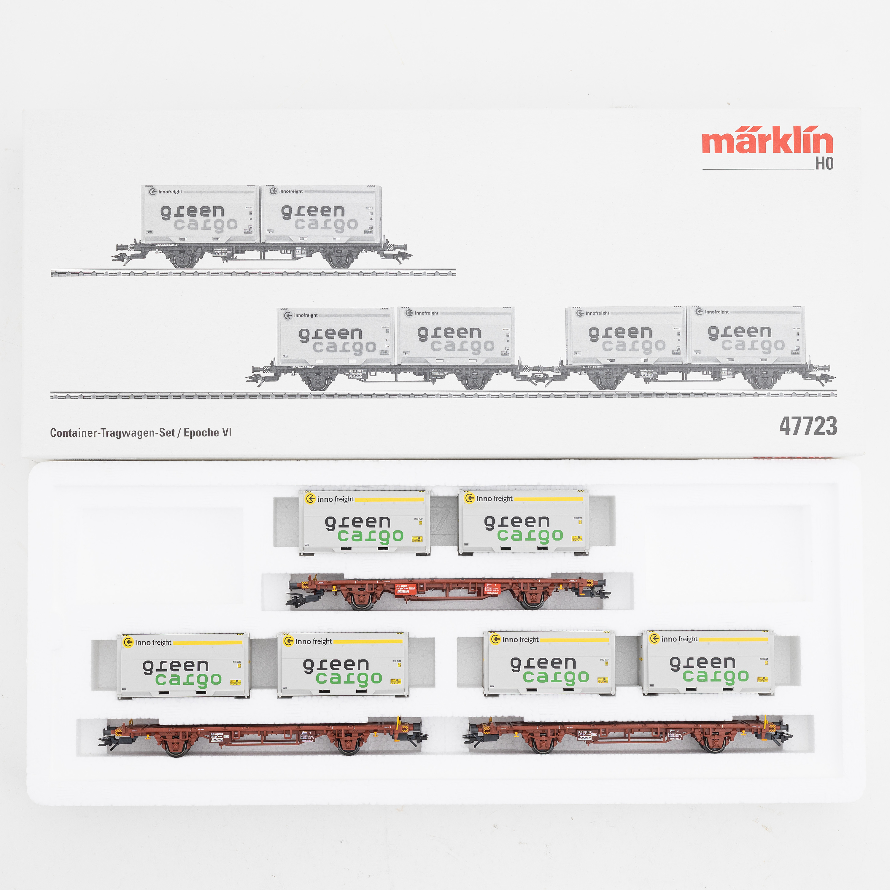 Märklin, locomotive set model no 37415 and car set model no 47723 ...