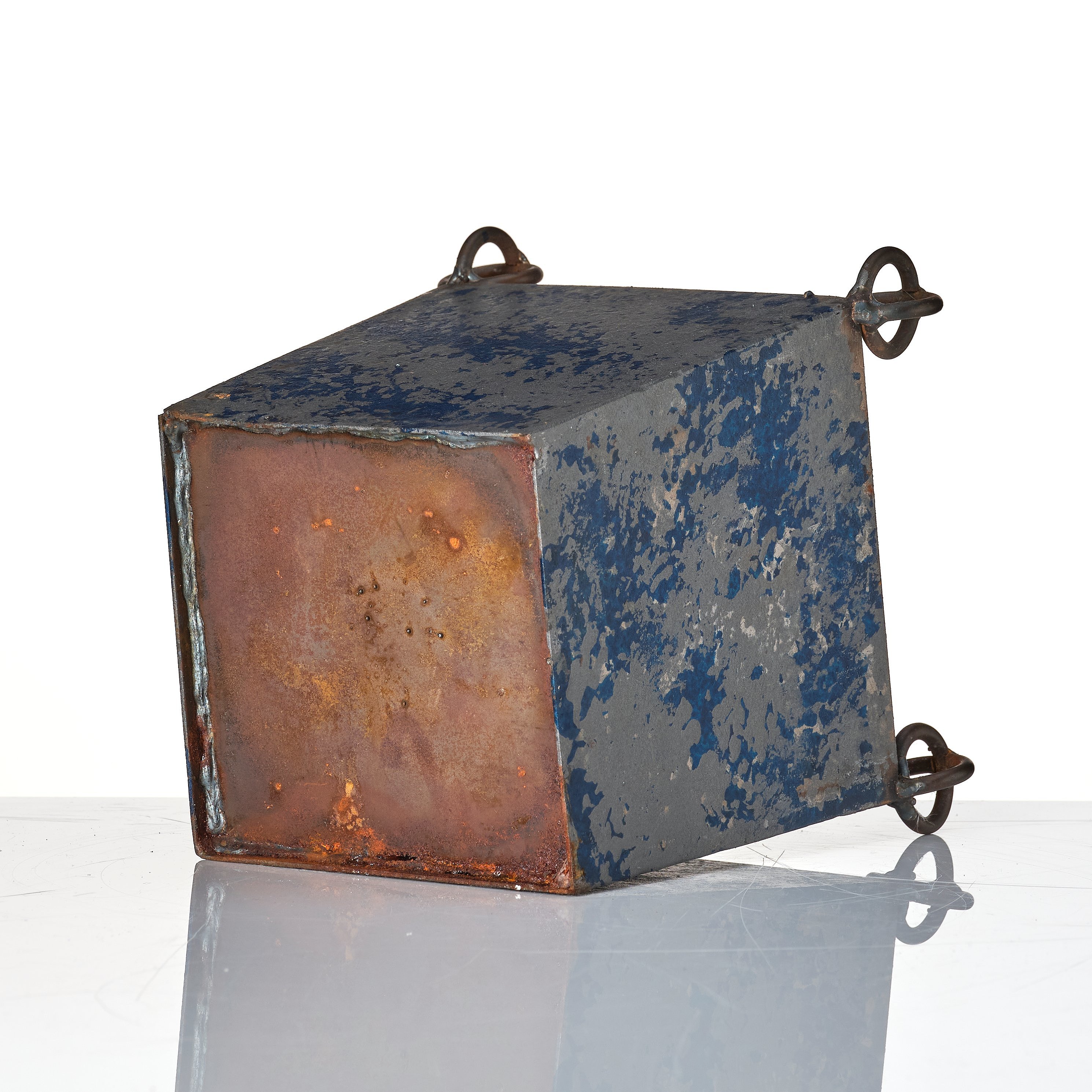 Tage Andersen, a patinated metal flower pot, Denmark, end of 20th ...