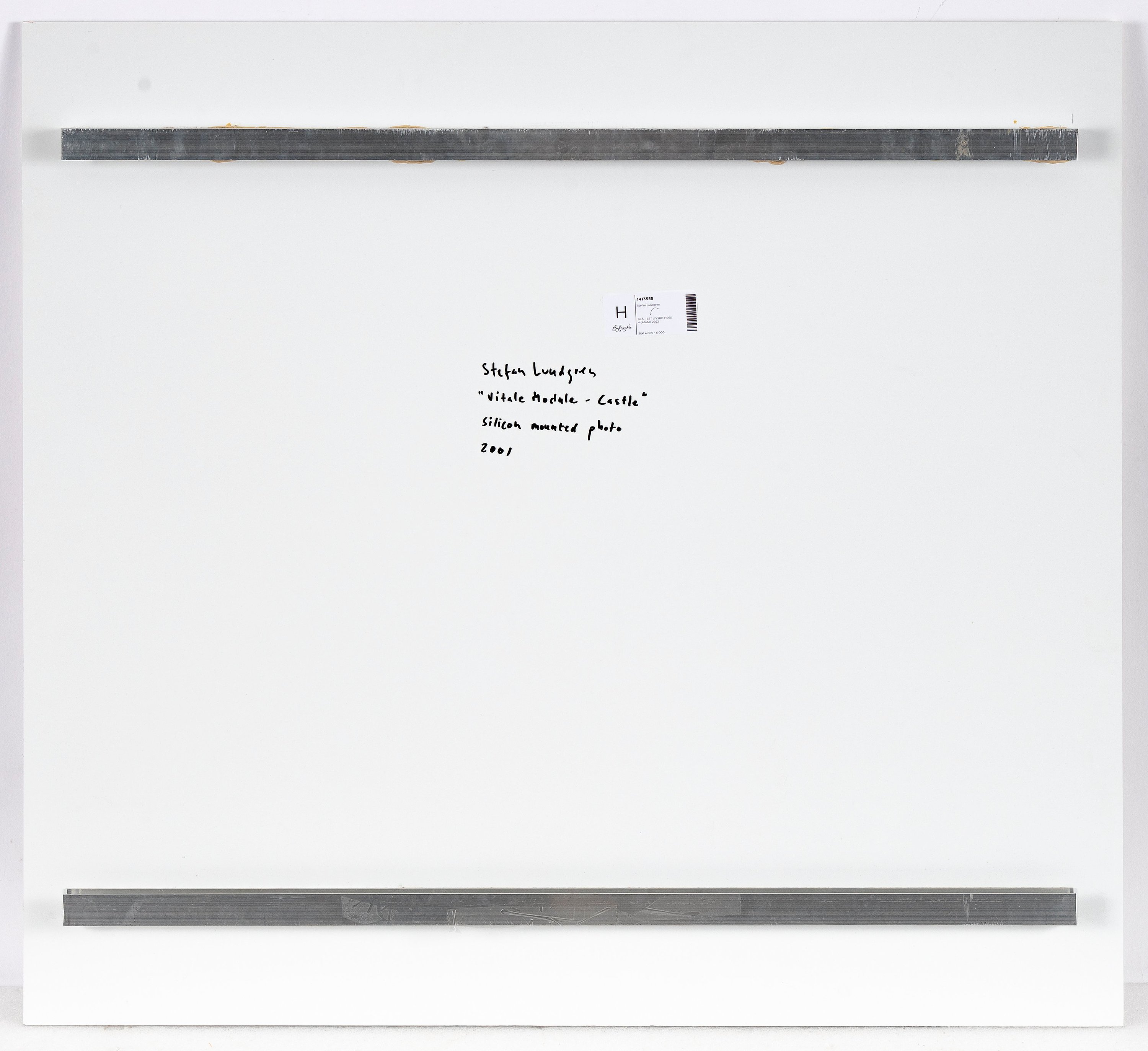 Stefan Lundgren, "Vitale Module-Castle", 2001. - Bukowskis