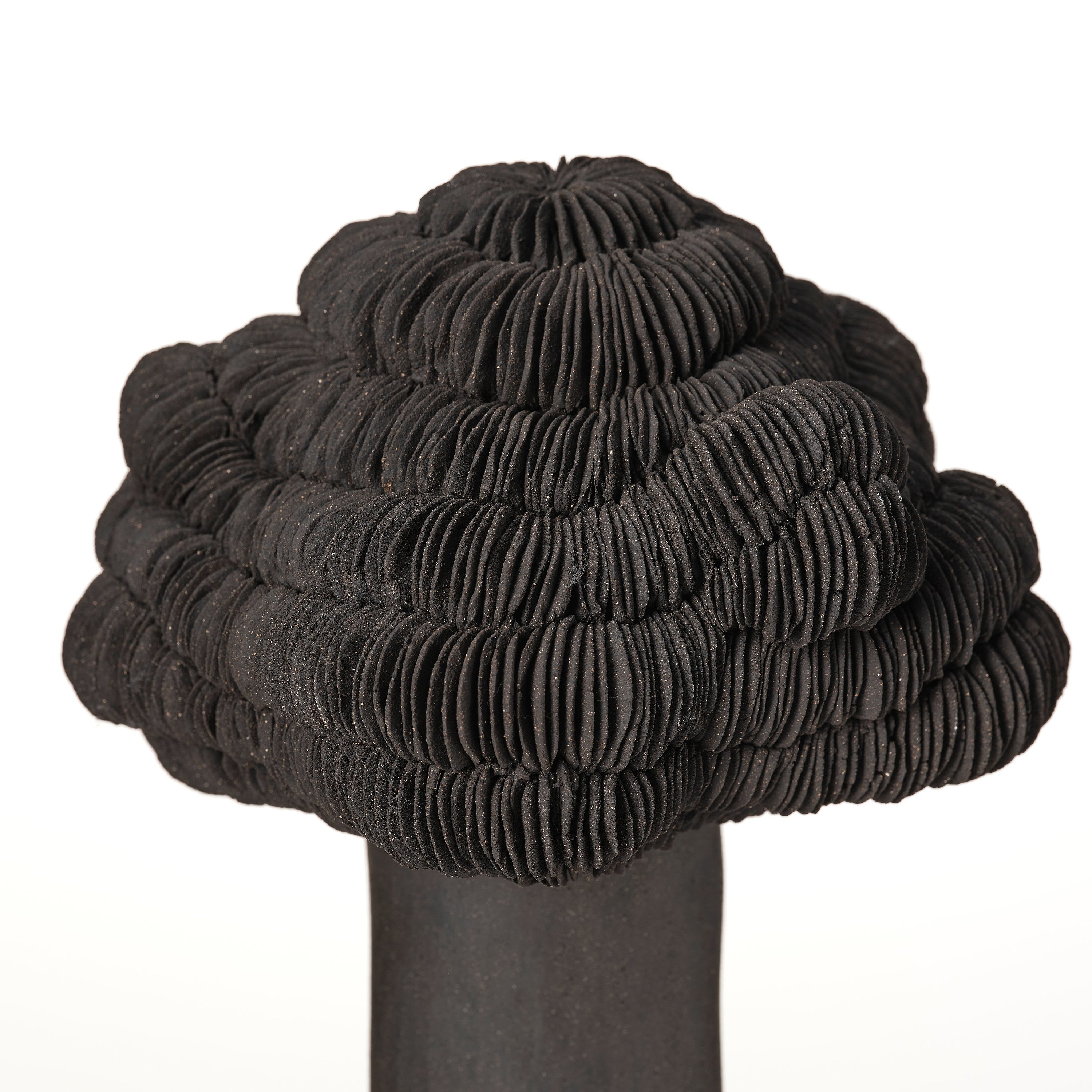 Carl Richard Söderström, a black stoneware sculpture 'Young Tree', his ...