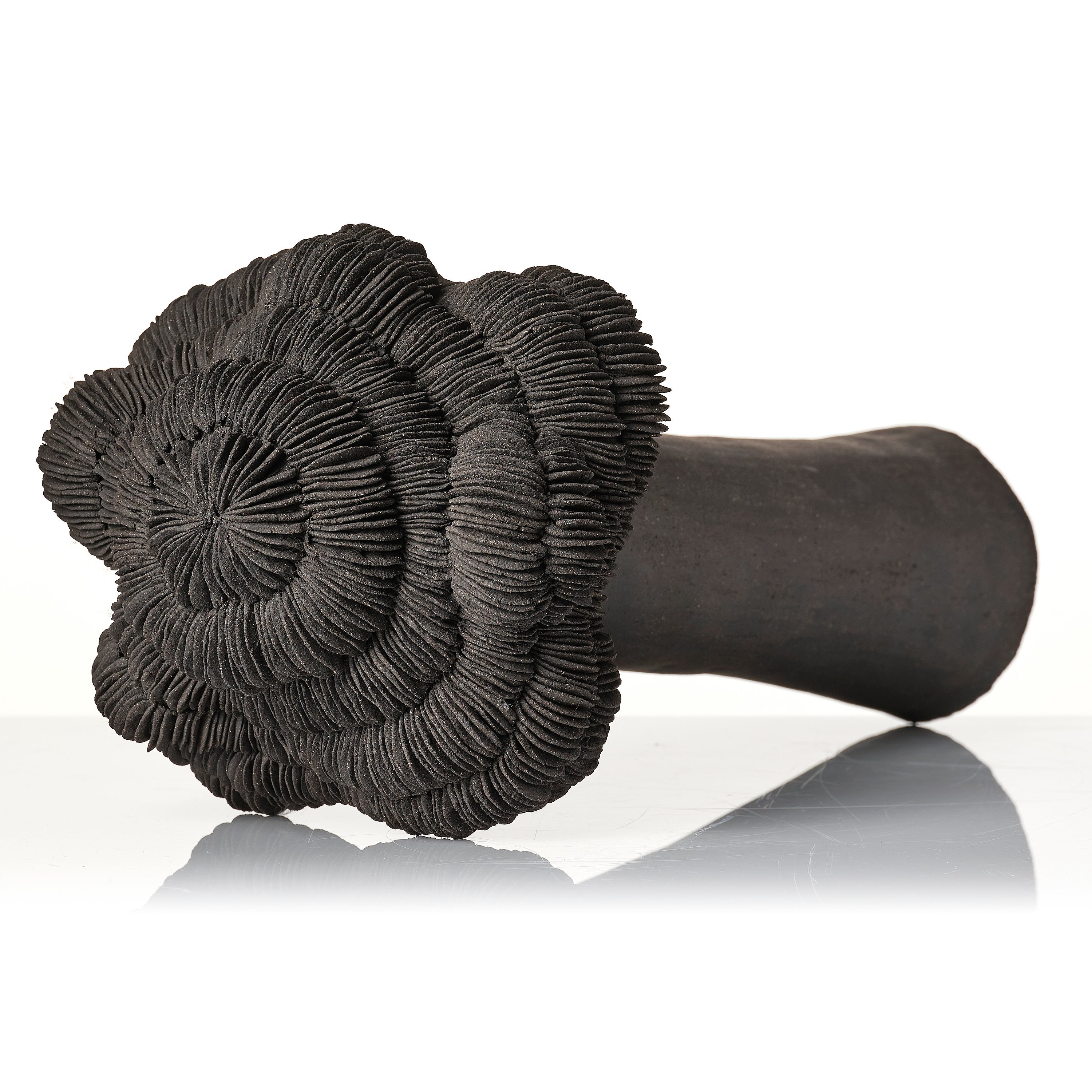 Carl Richard Söderström, a black stoneware sculpture 'Young Tree', his ...