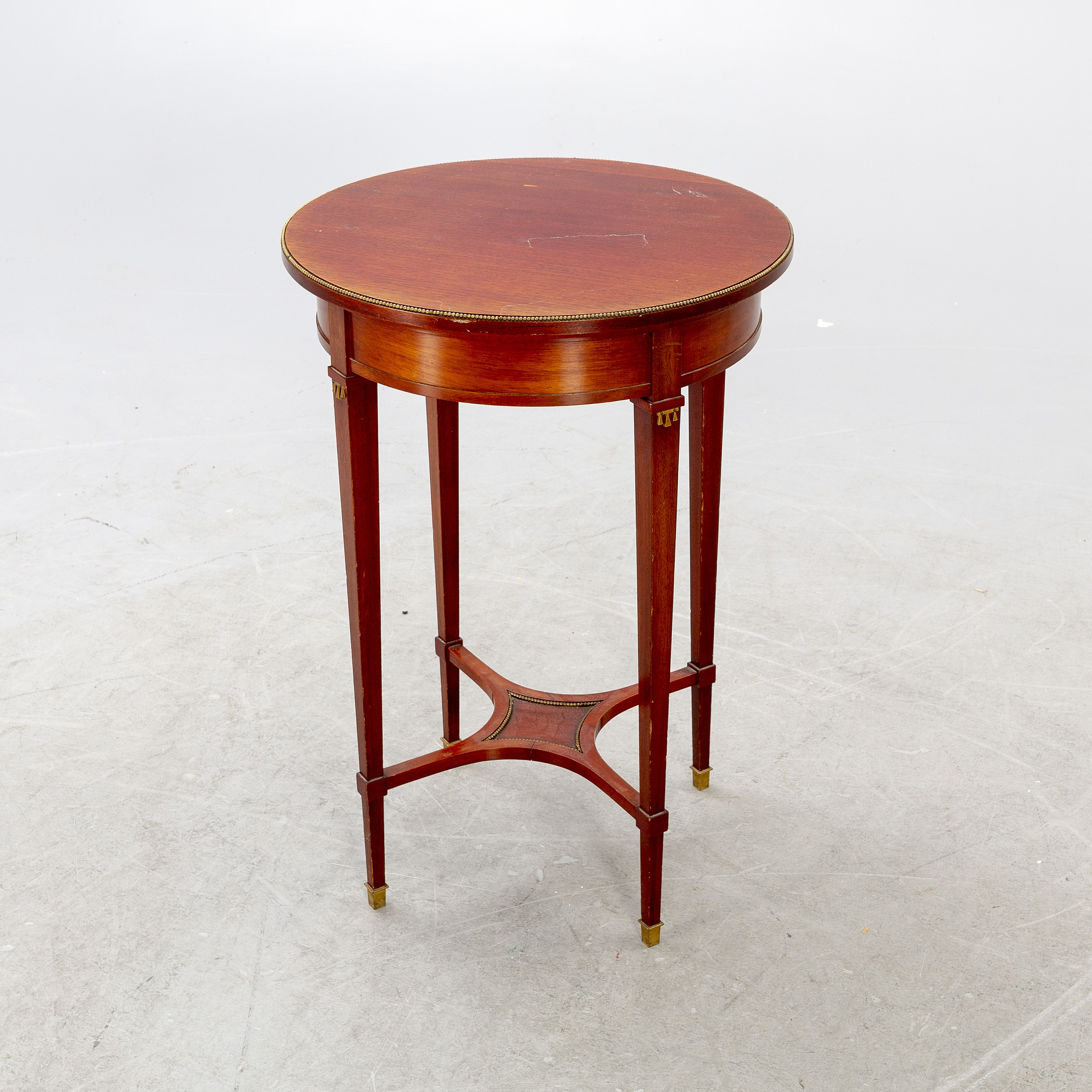A Gustavian style mahogany side talbe first half of the 20th century ...