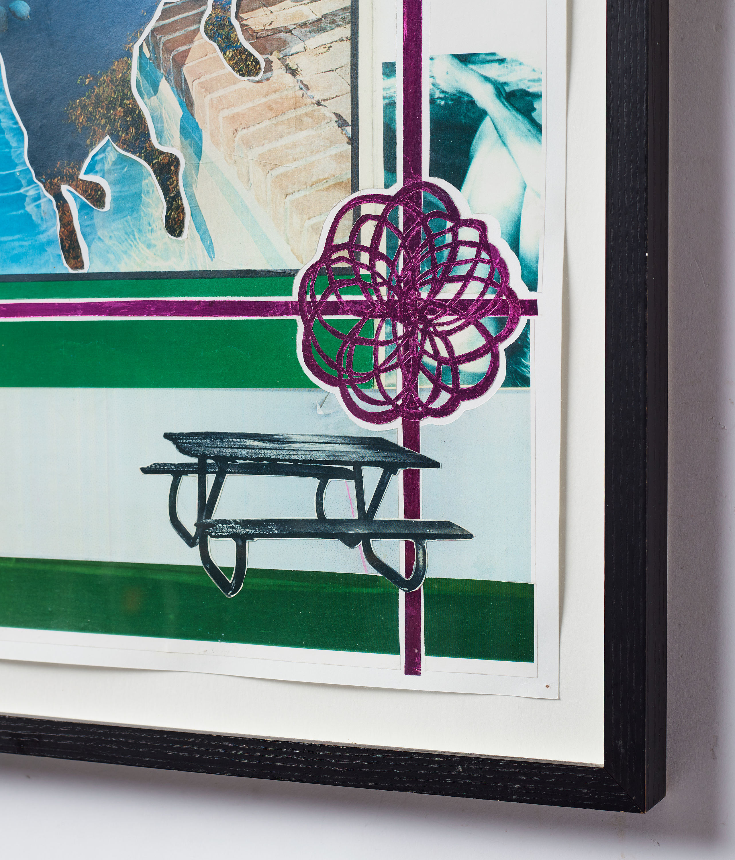 Christian Holstad, collage in paper, executed in 2004. - Bukowskis