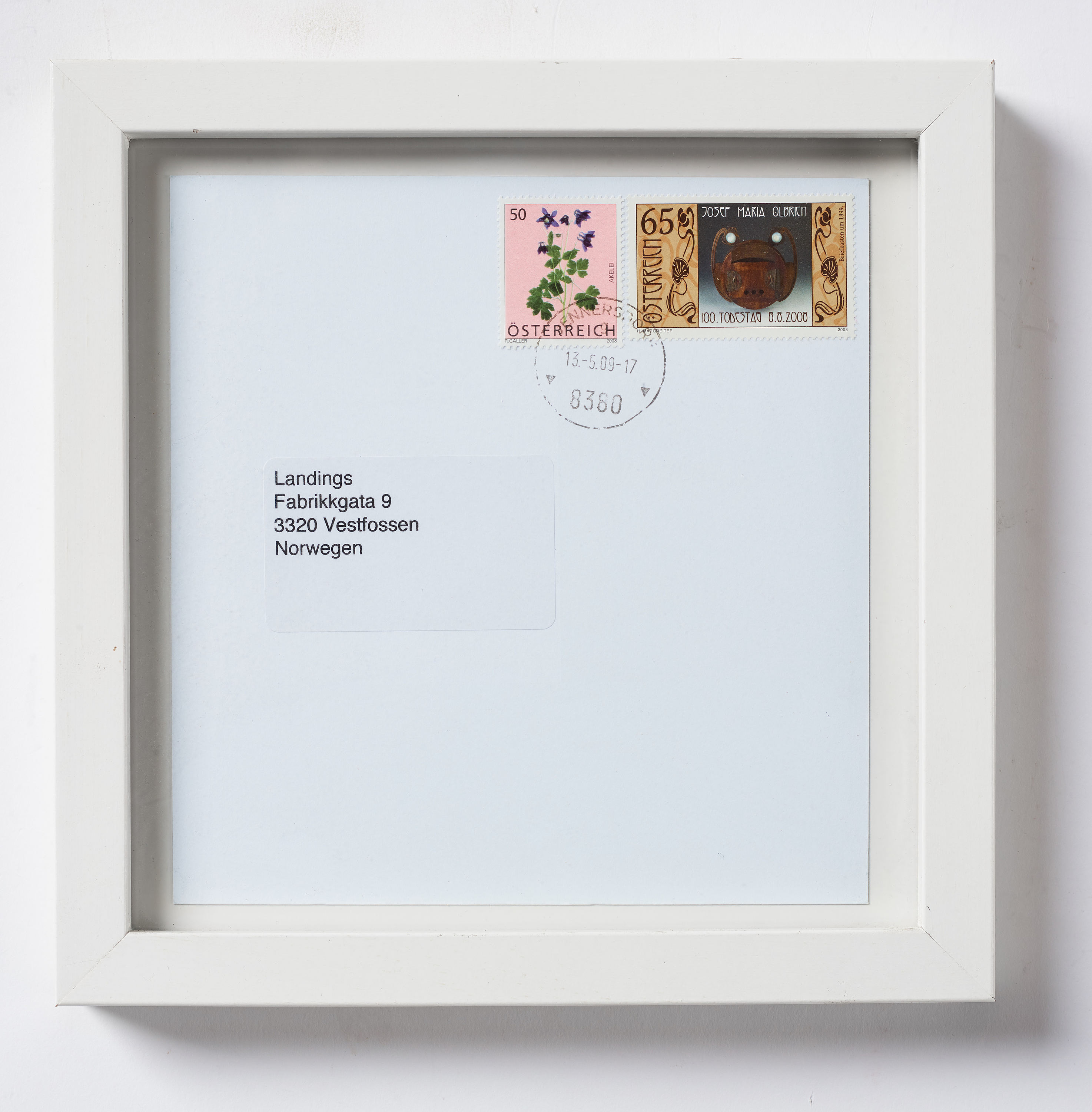 Per-Oskar Leu, facsimile invitation cards, signed, numbered 7/50 and ...