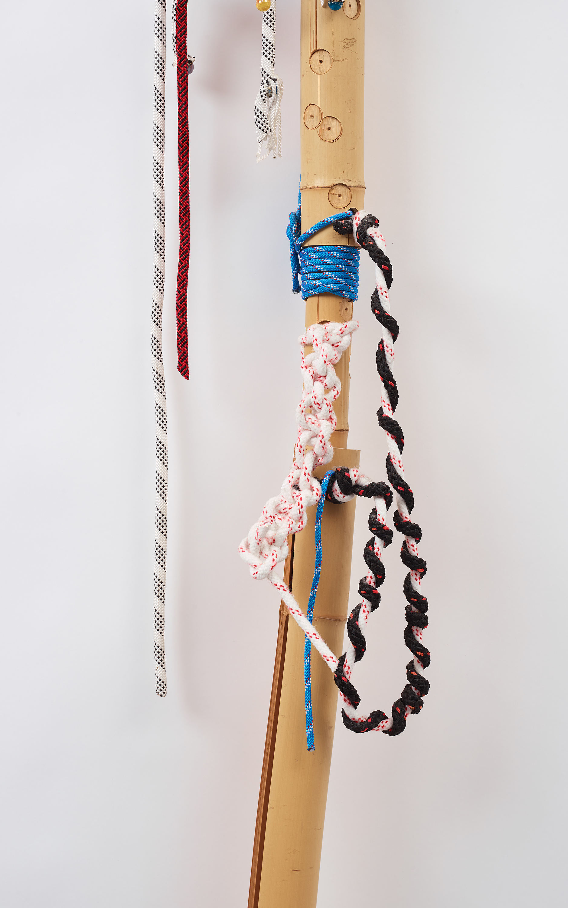 Tobias Madison & Kasper Muller, bamboo, ropes. Executed in 2010 ...