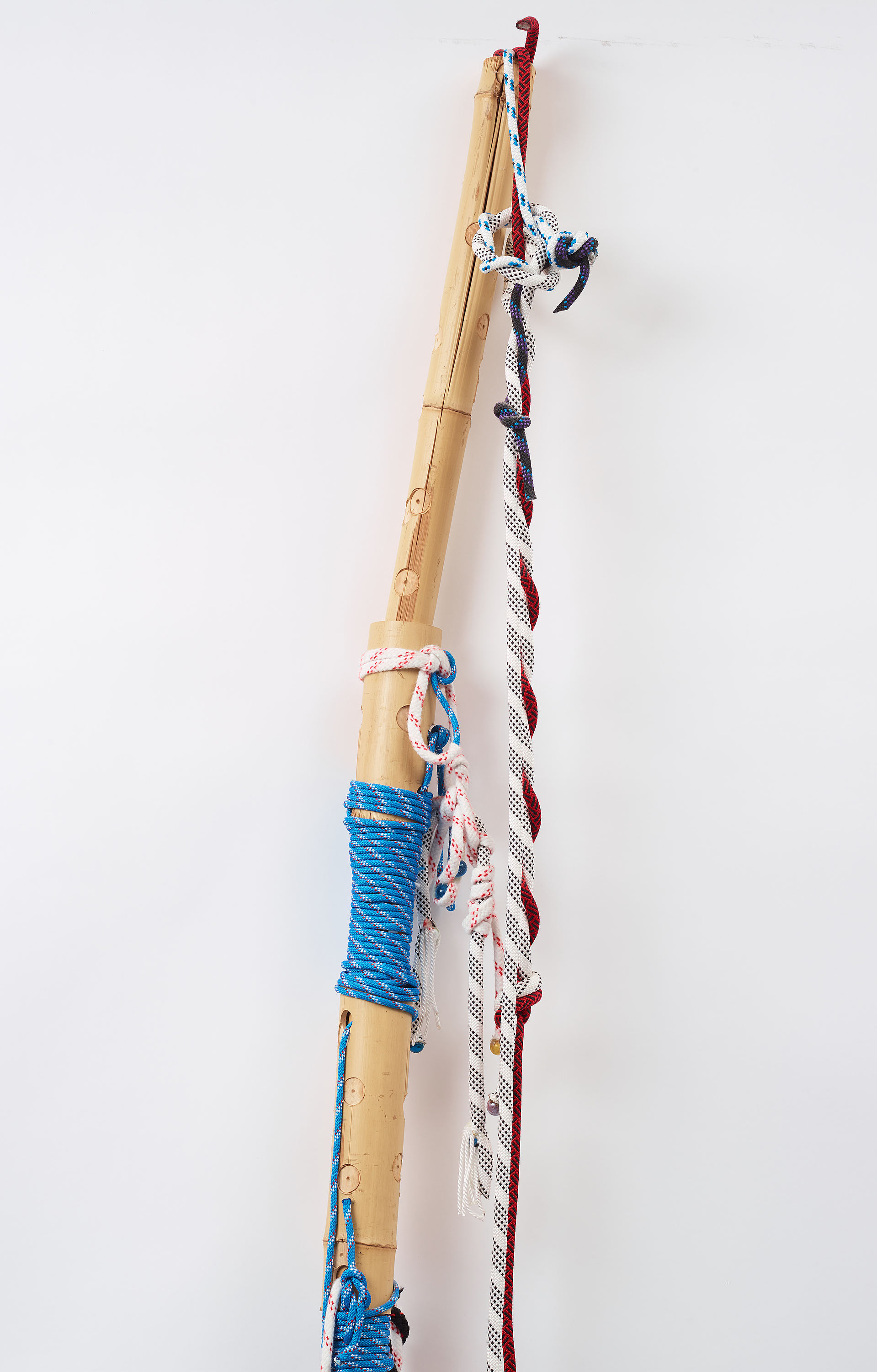 Tobias Madison & Kasper Muller, bamboo, ropes. Executed in 2010 ...